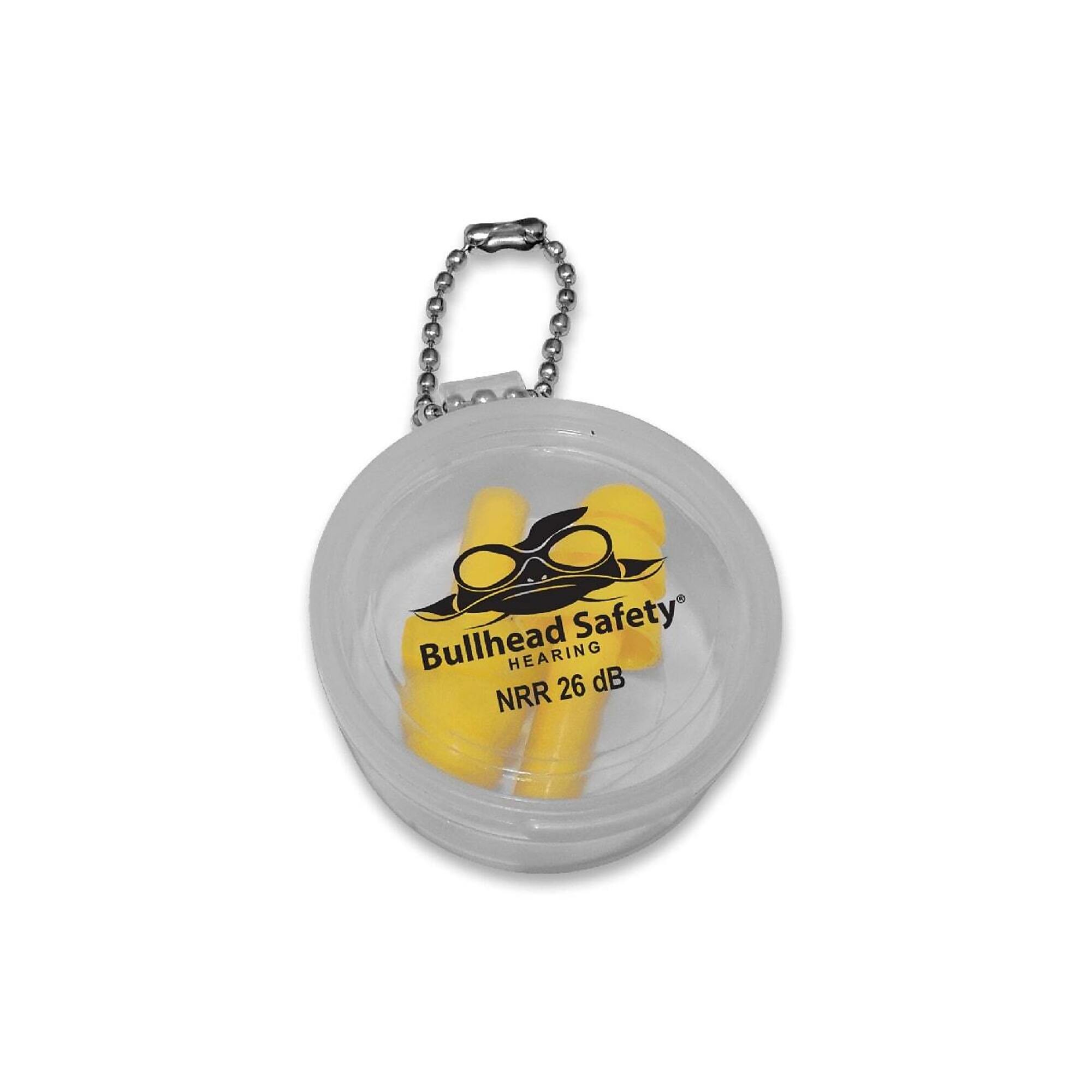 Bullhead Safety, Uncorded Reusable Silicone NRR 26 dB Earplugs - 100 ...