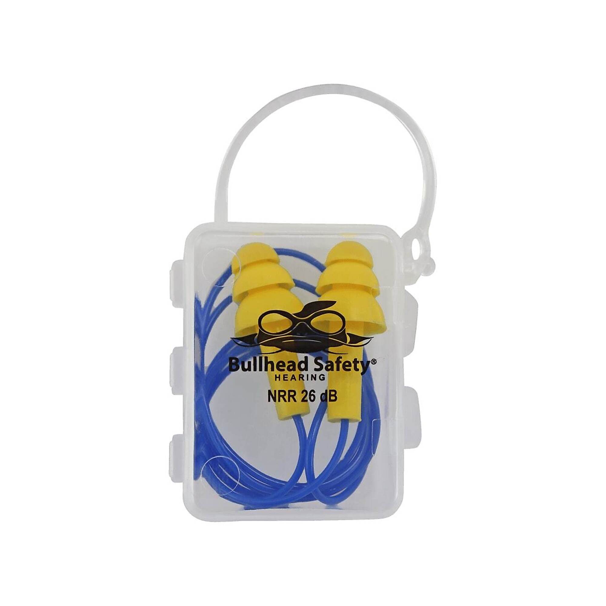Bullhead Safety, Corded Reusable Silicone NRR 26 dB Earplug, Noise ...