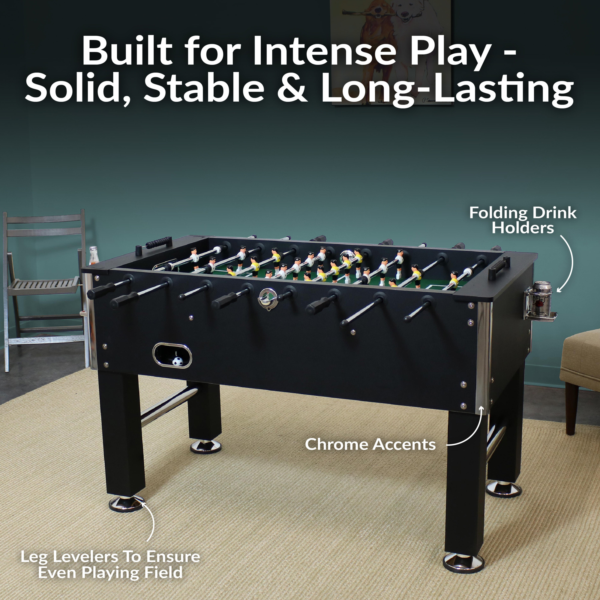 Sunnydaze Decor, Foosball Table - 55in., Model# DQ-S012 | Northern Tool