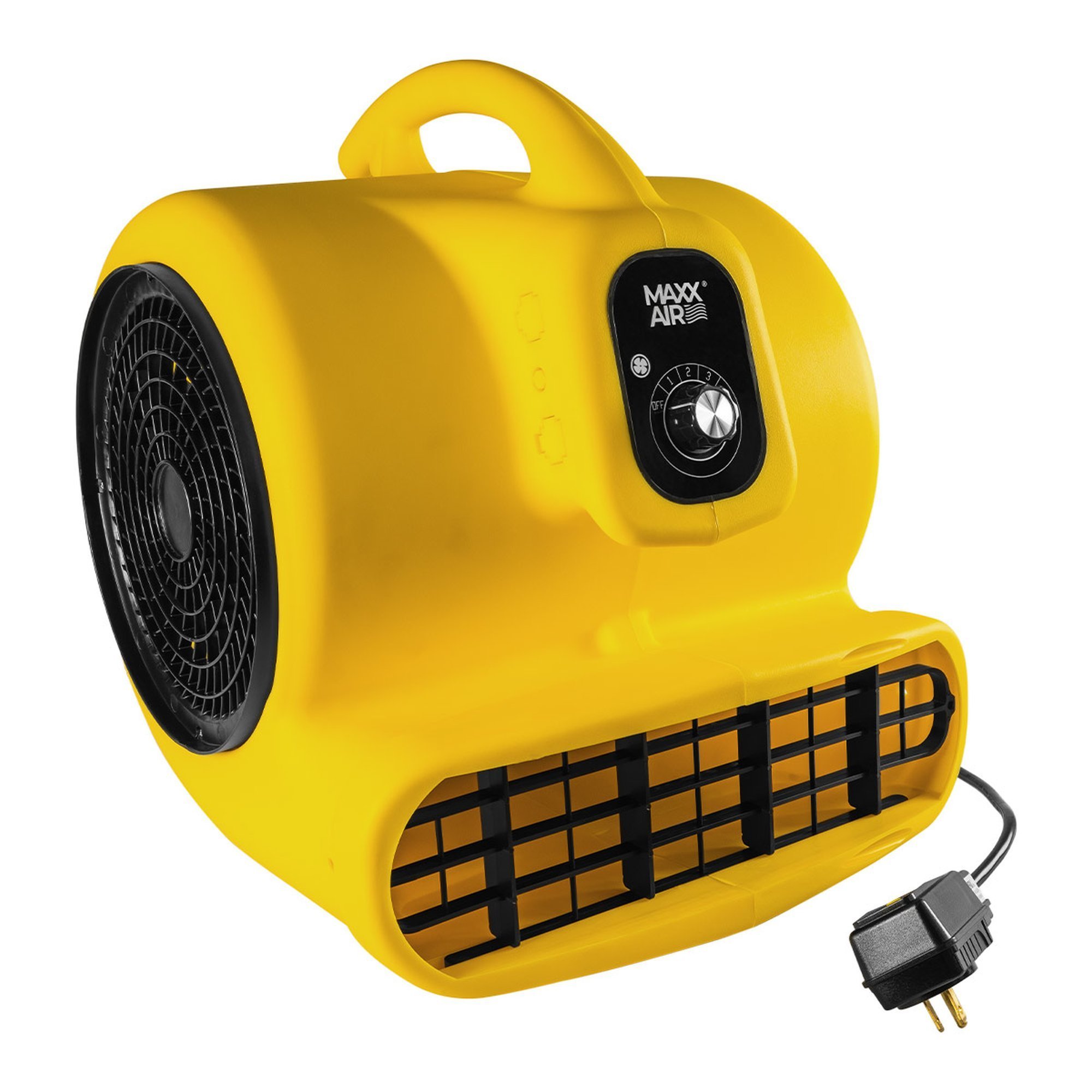 MaxxAir, 2800 CFM 3-Speed High Velocity Floor Drying Fan, Fan Type ...