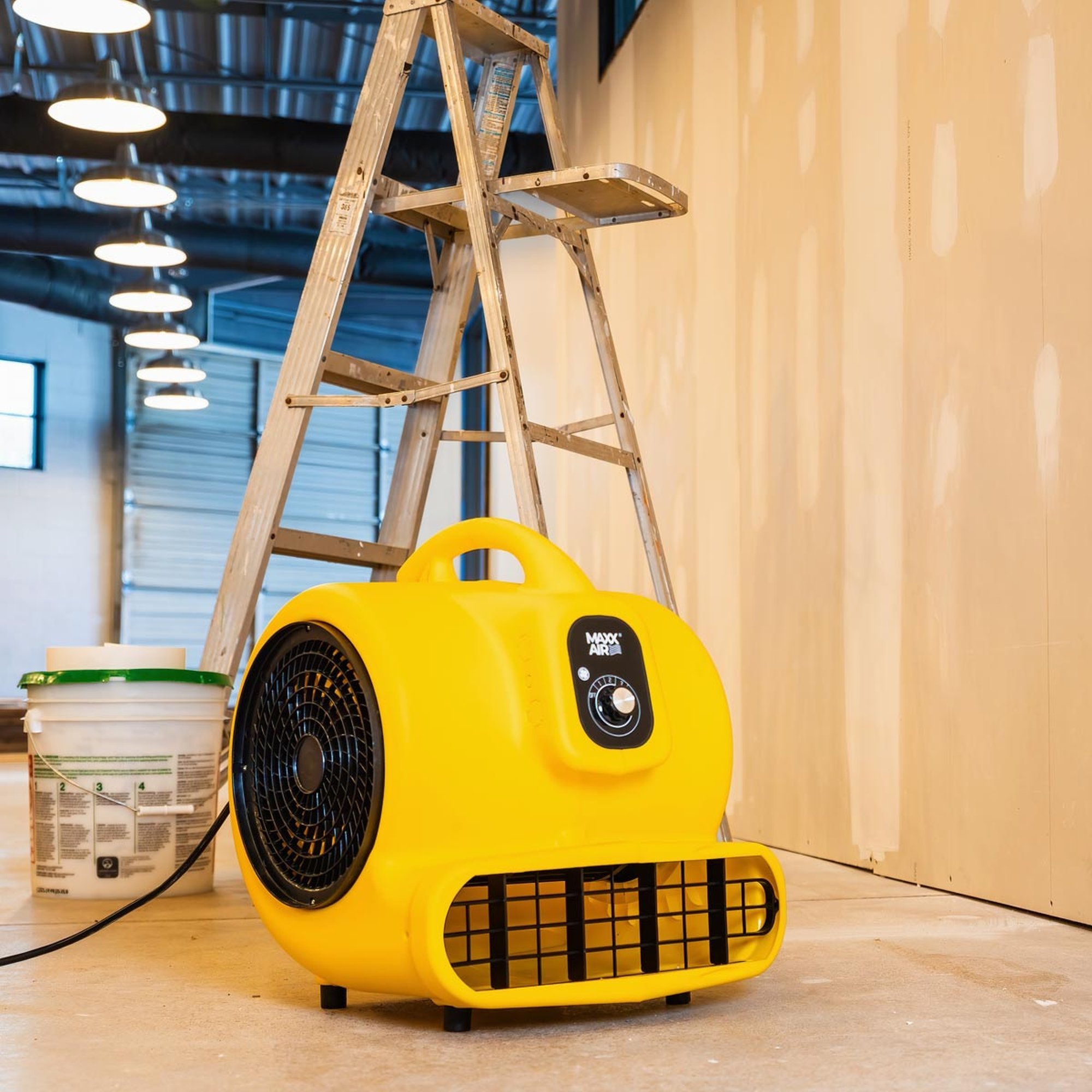 MaxxAir, 3600 CFM 3-Speed High Velocity Floor Drying Fan, Fan Type ...