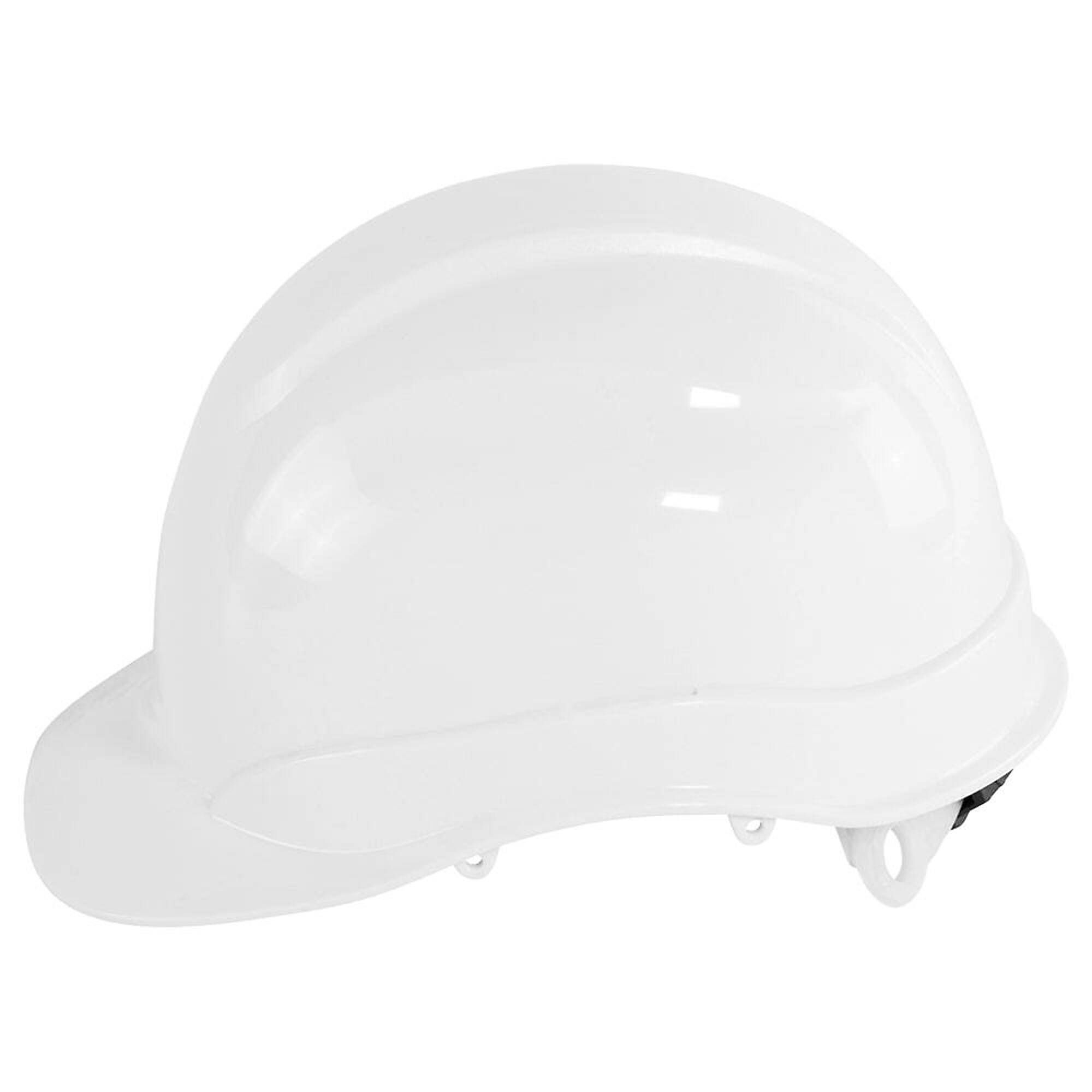 Bullhead Safety White Type 1 Class C Unvented Cap Style Hard Hat