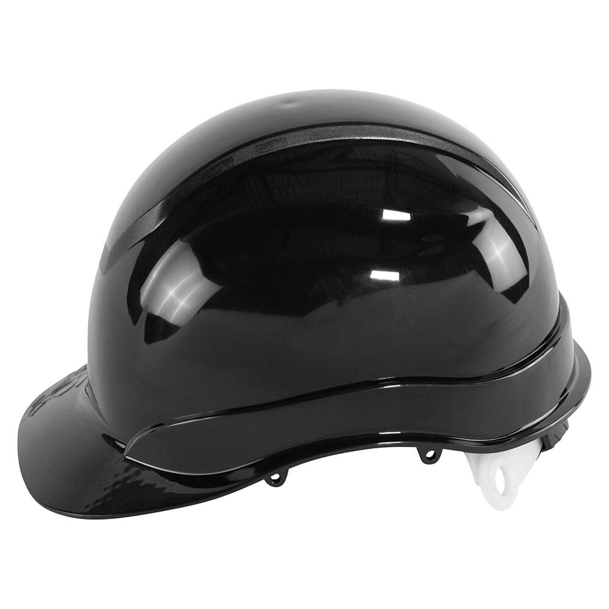 Bullhead Safety Black Type 1 Class C Unvented Cap Style Hard Hat