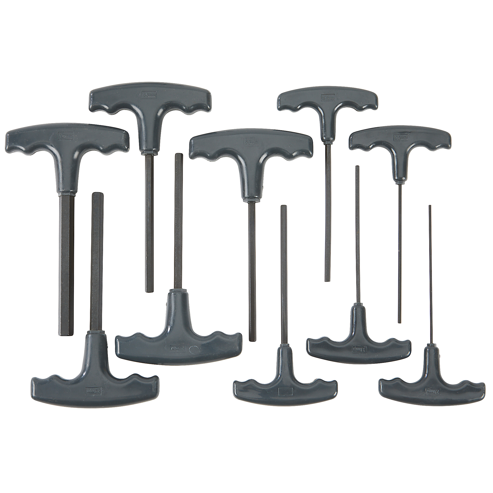 Ironton 10-Pc. Metric T-Handle Hex Key Set | Northern Tool