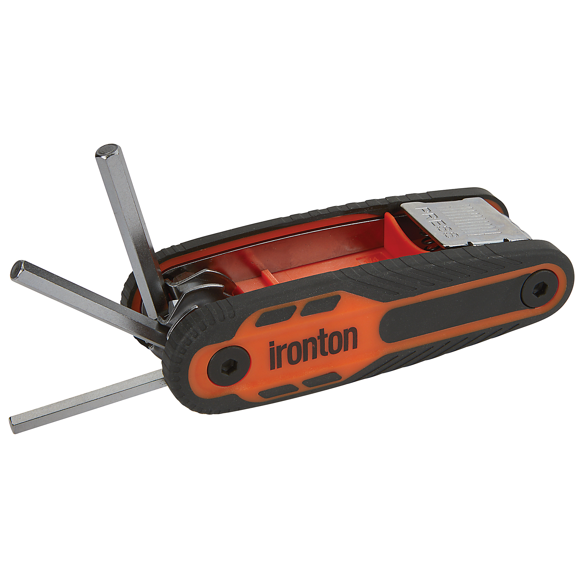 Ironton 8-Pc. Locking Folding SAE Hex Key Set | Northern Tool