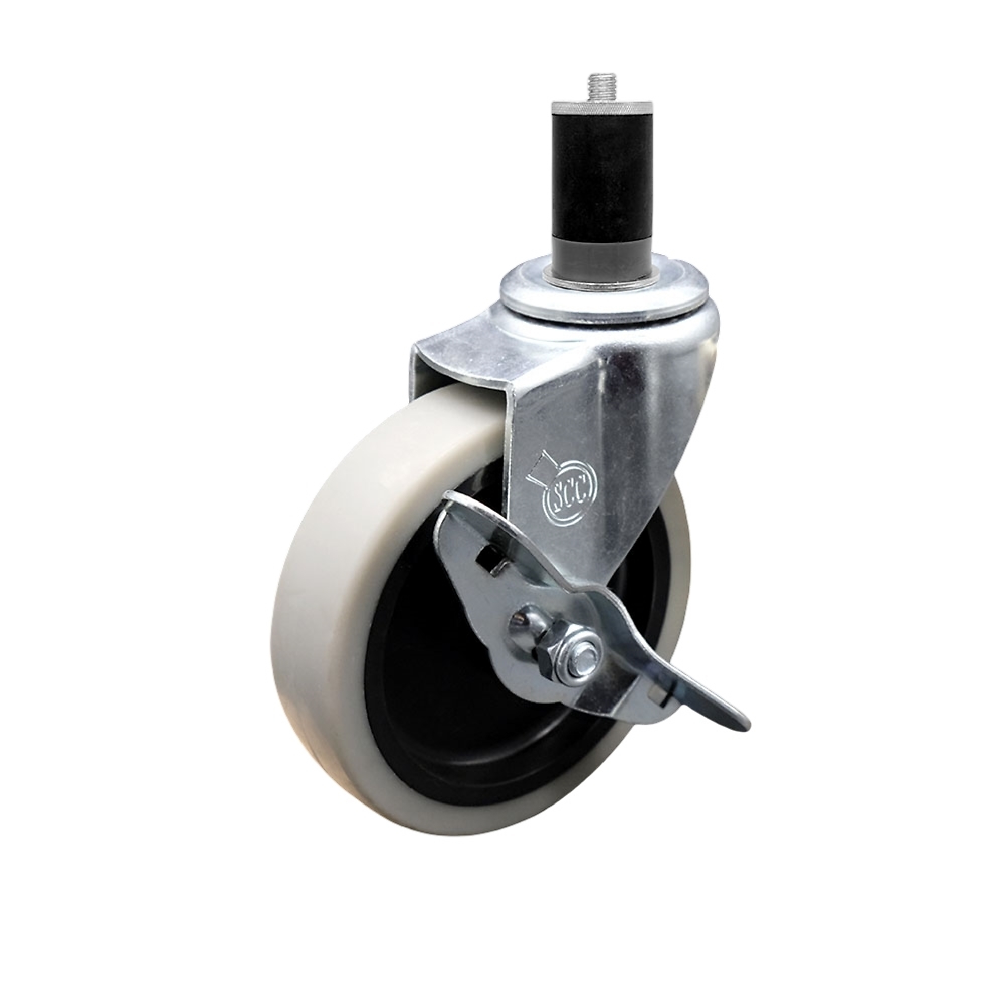 Service Caster, 4in. Stem Caster, Wheel Diameter 4 in, Caster Type ...