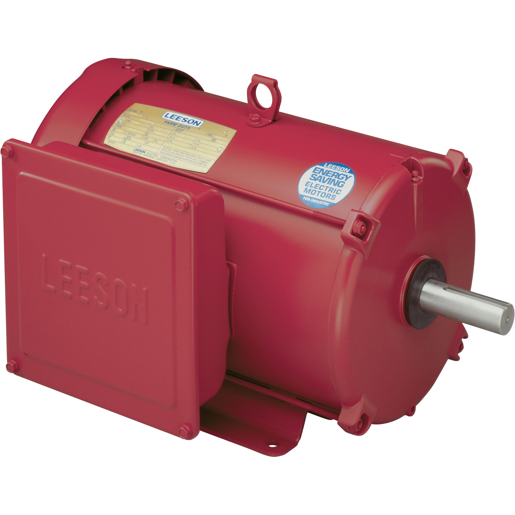 Leeson Farm-Duty Electric Motor, 10.0 HP, 1,740 RPM, 230 Volts, Single Phase, Model# 140414.00 ...