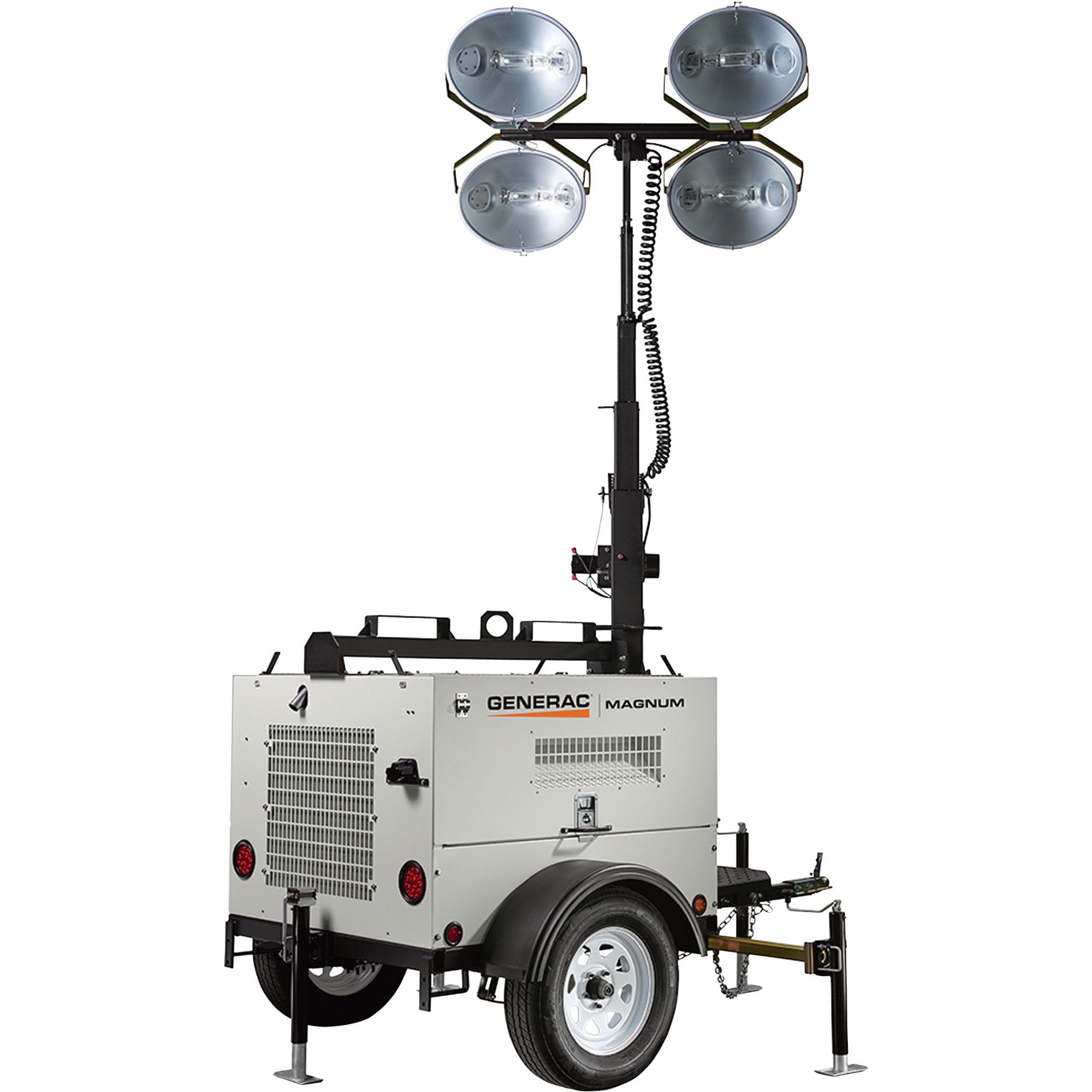 Generac Magnum MLT4060MV Mobile Portable Light Tower — 6000 Watts, Model# 6978 | Northern Tool