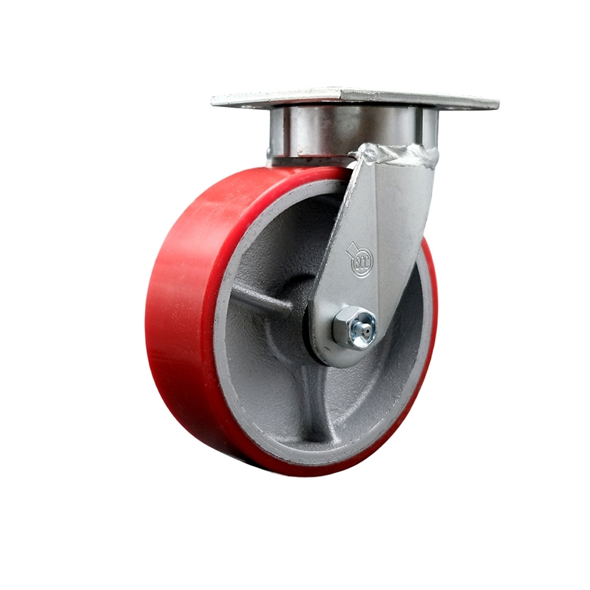 Service Caster, 6in. x 2in. Plate Caster, Wheel Diameter 6 in, Caster ...