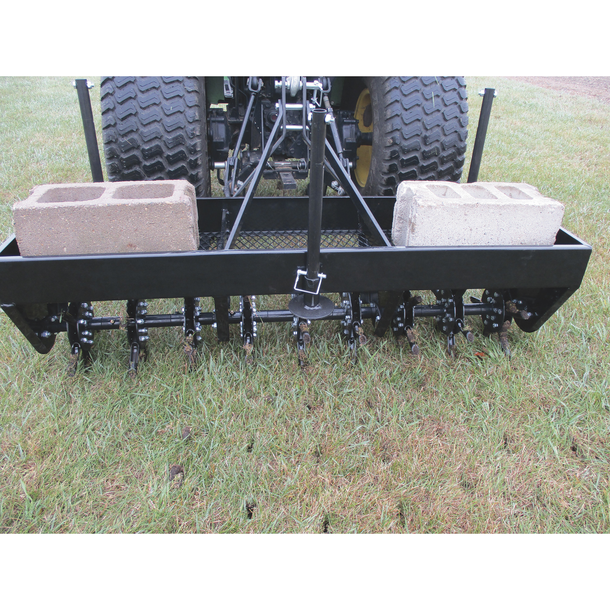 Yard Tuff 3-Pt. Plug Aerator, 48in.W, 54 Coring Plugs, Model# YTF ...