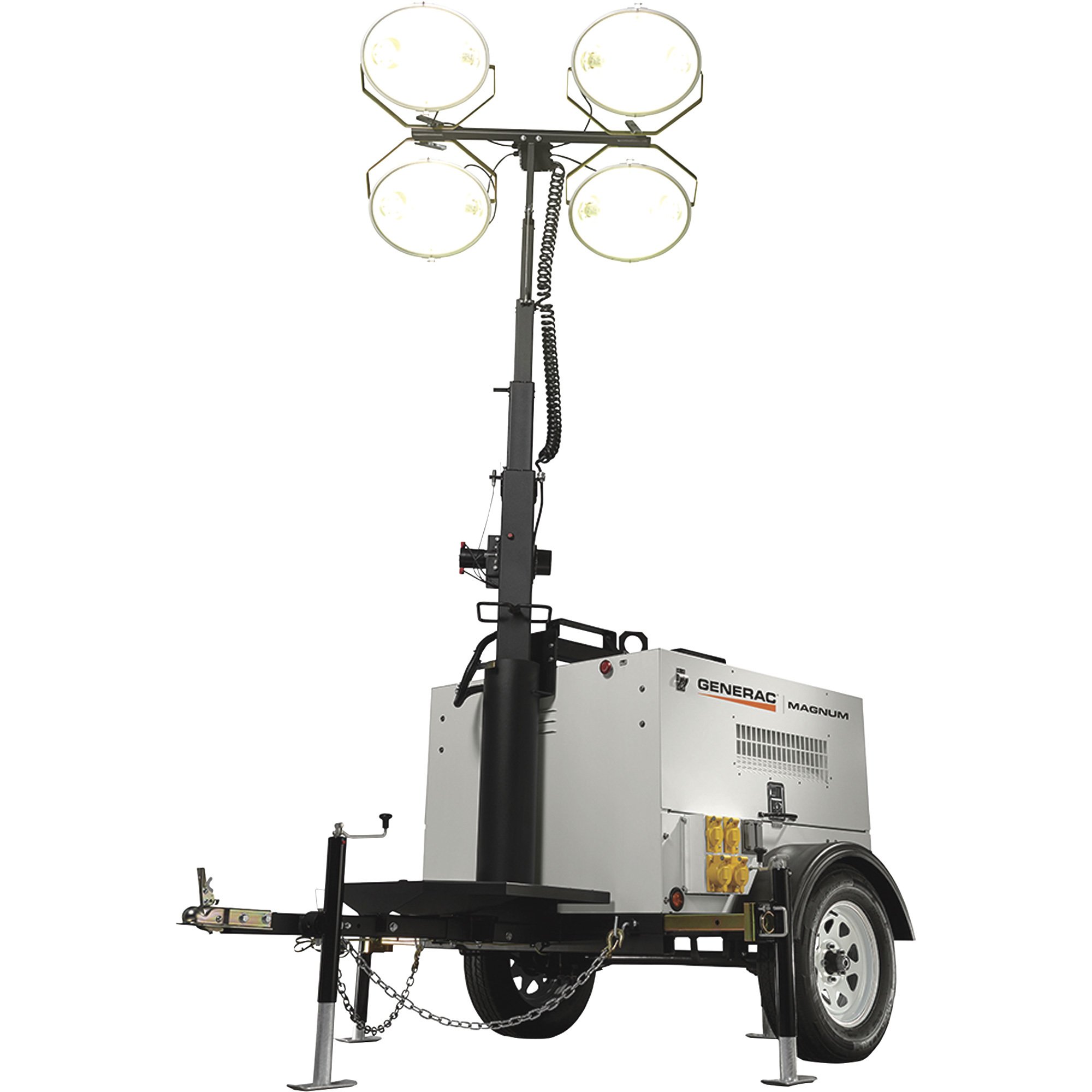 Generac Magnum MLT4200IF4V Mobile Portable Light Tower — 20,000 Watts, Model# 6982 | Northern Tool