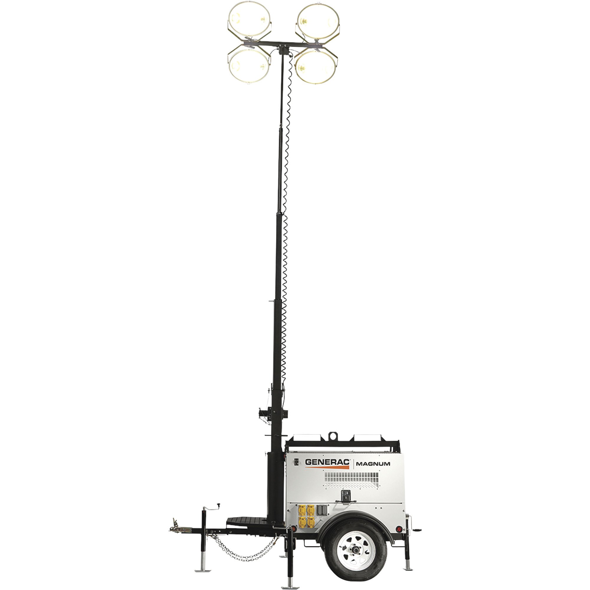 Generac Magnum MLT4200IF4V Mobile Portable Light Tower — 20,000 Watts, Model# 6982 | Northern Tool