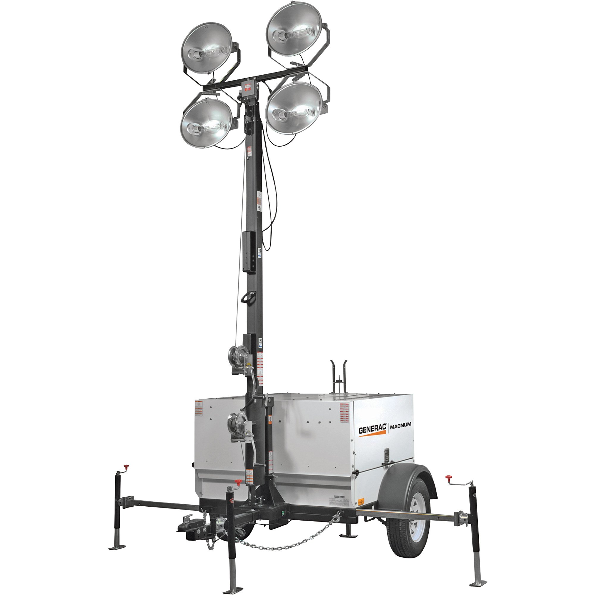 Generac Magnum MLT5060MV Mobile Portable Light Tower — 6000 Watts, Model# 6987 | Northern Tool
