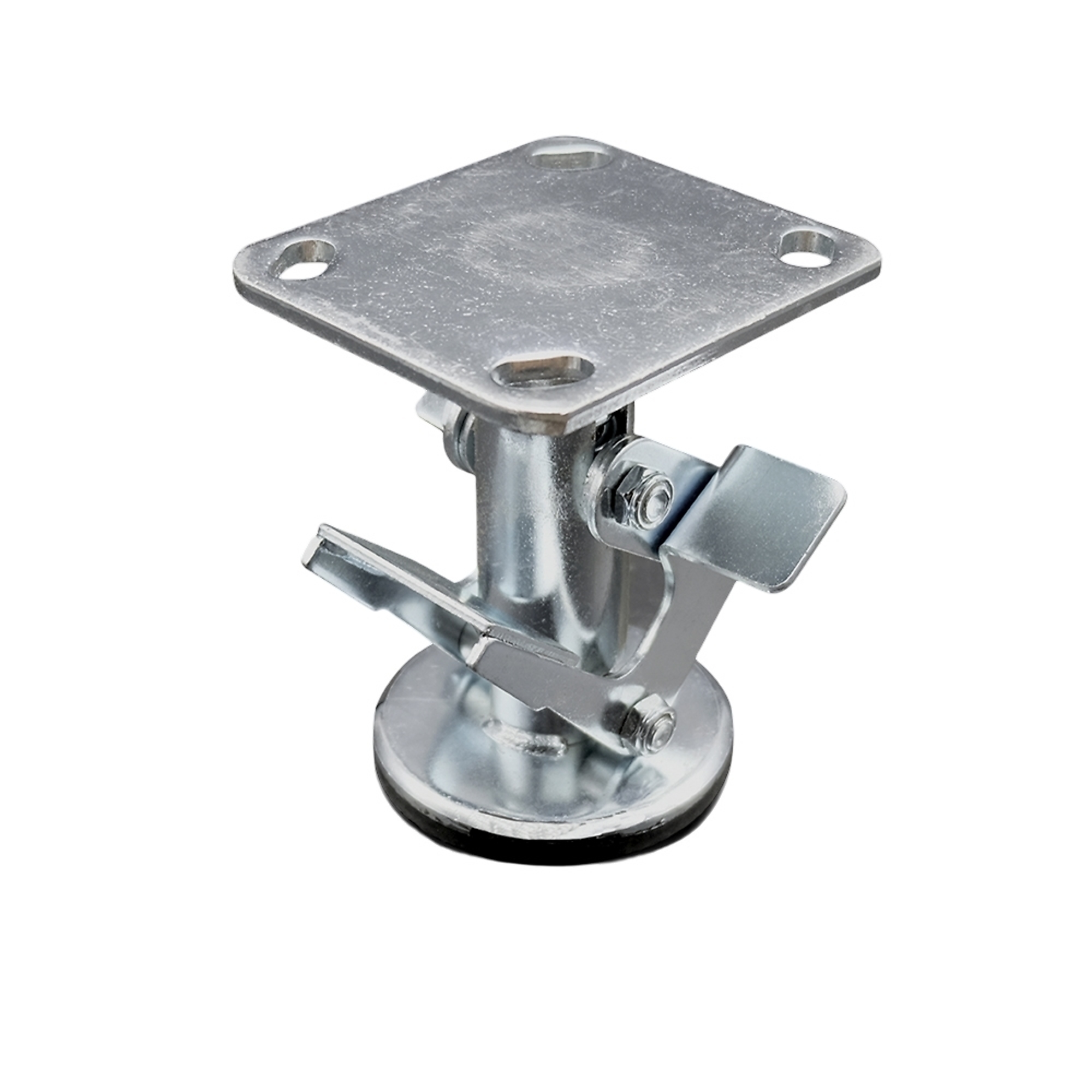 Service Caster, 5” Stainless Steel Double Pedal Floor Truck Lock ...