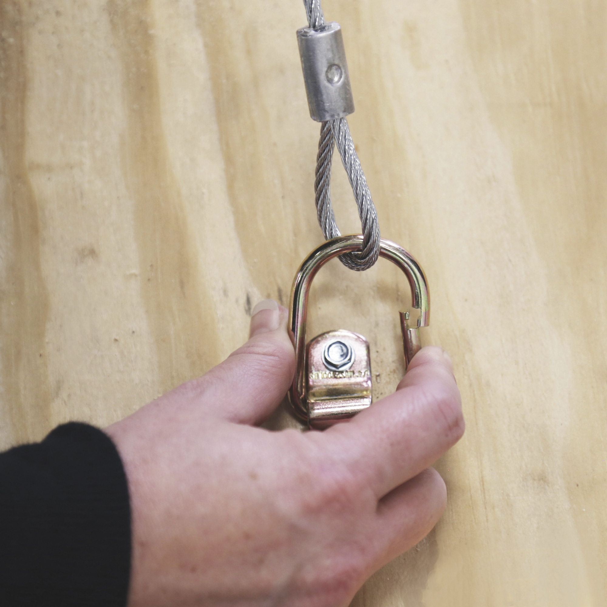 CargoSmart Latching D-Ring, 300-Lb. Capacity, 1/4in. Dia., Model# 6549 ...