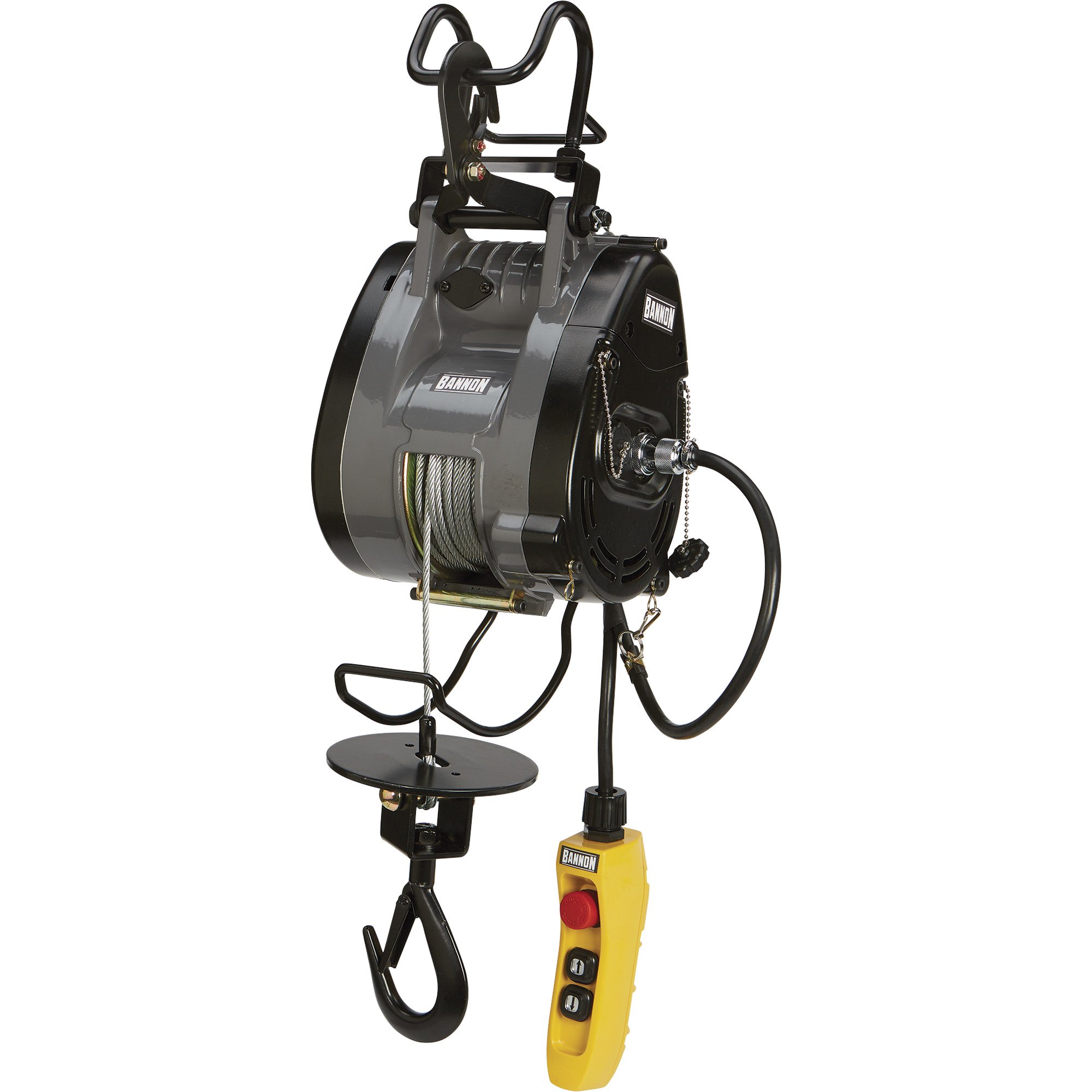Bannon Compact Electric Cable Hoist — 500-Lb. Capacity, 95ft. Lift, 220 ...