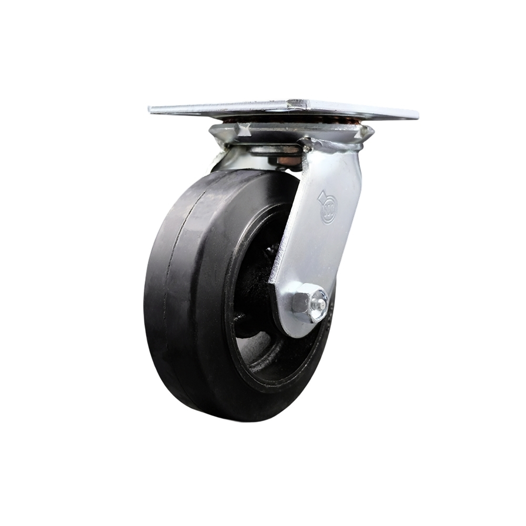 Service Caster, 6in. x 2in. Plate Caster, Wheel Diameter 6 in, Caster ...