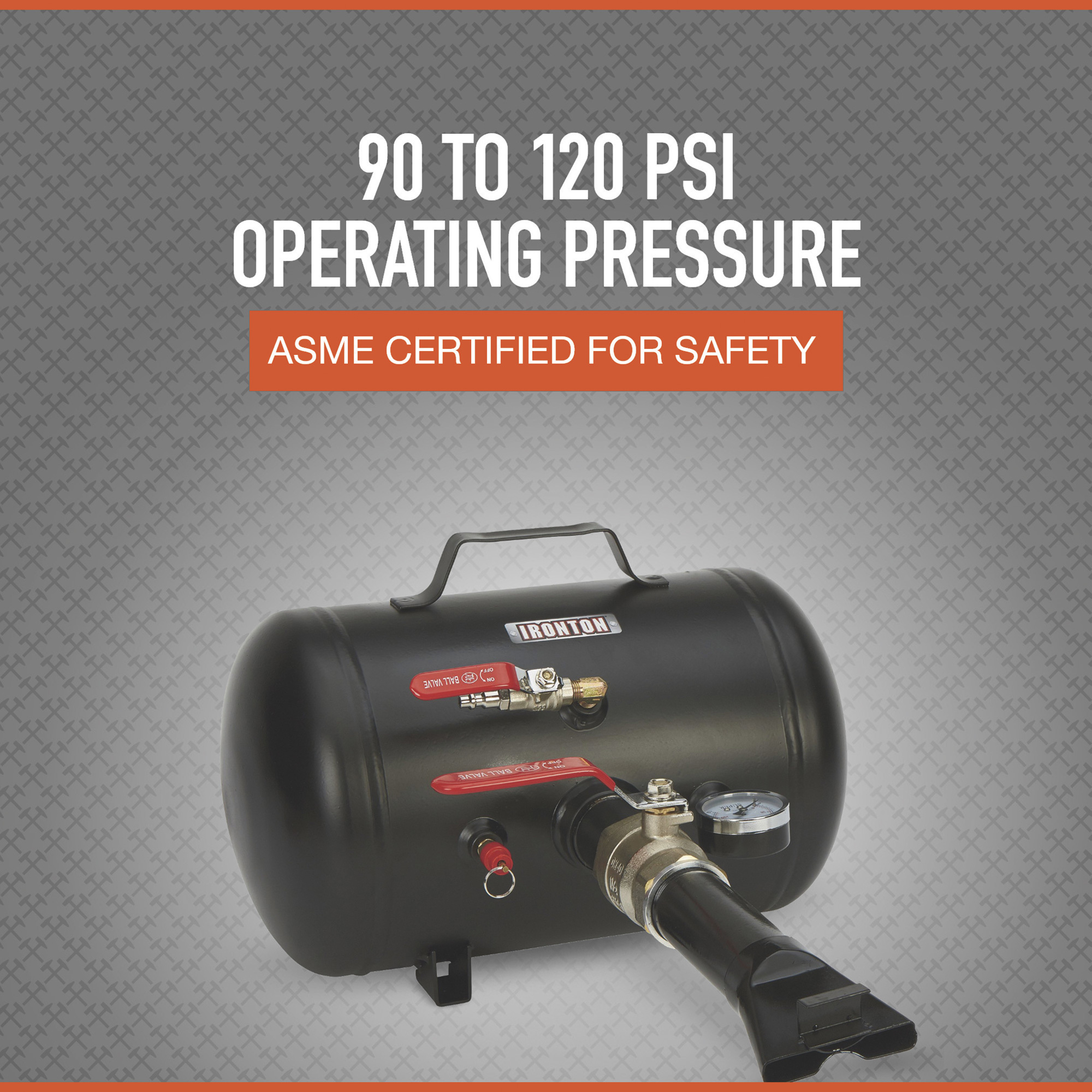 Ironton 5-Gallon Tire Bead Seater, 90 to 120 PSI | Northern Tool