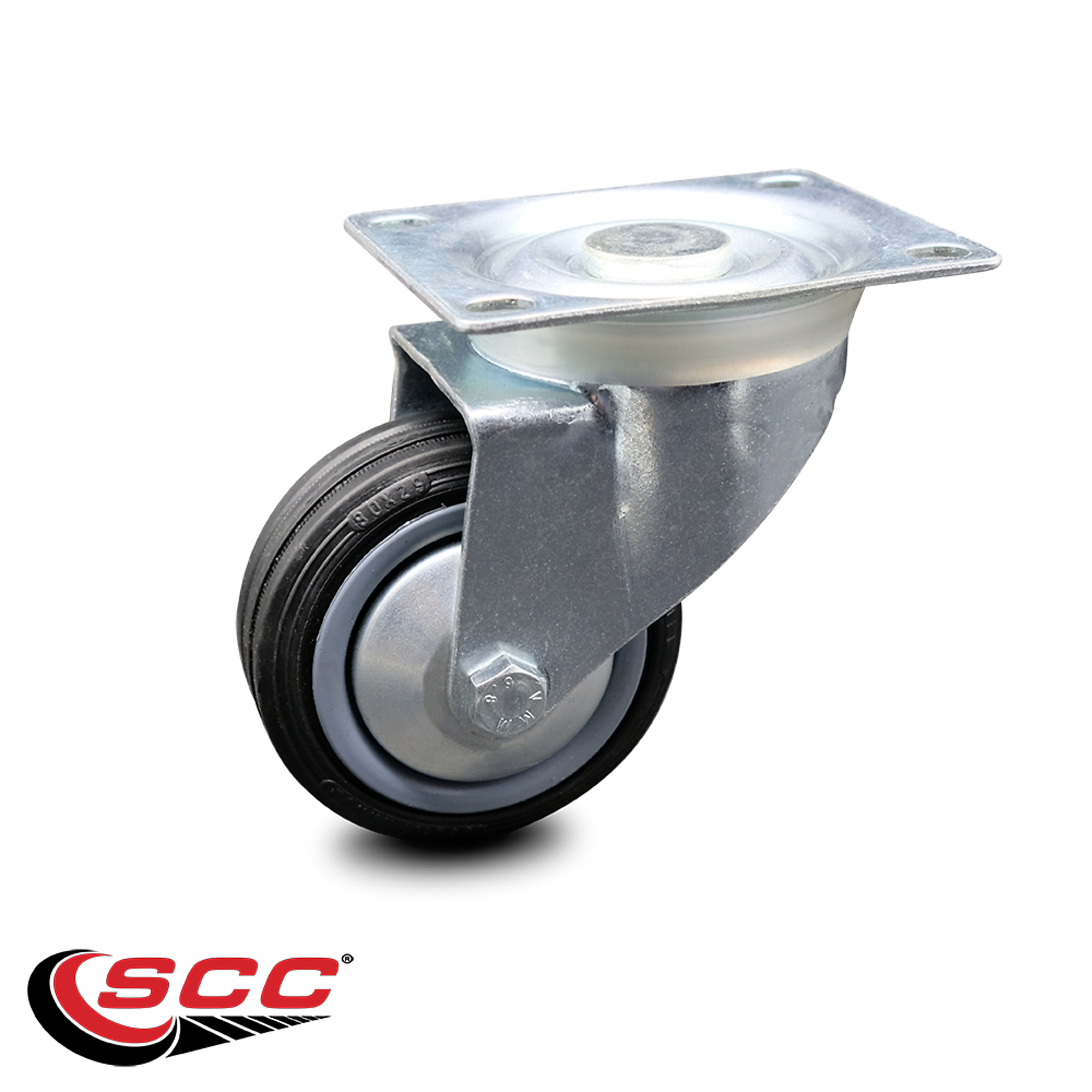 Service Caster, 80Mm x 29Mm Plate Caster, Wheel Diameter 3 in, Caster ...