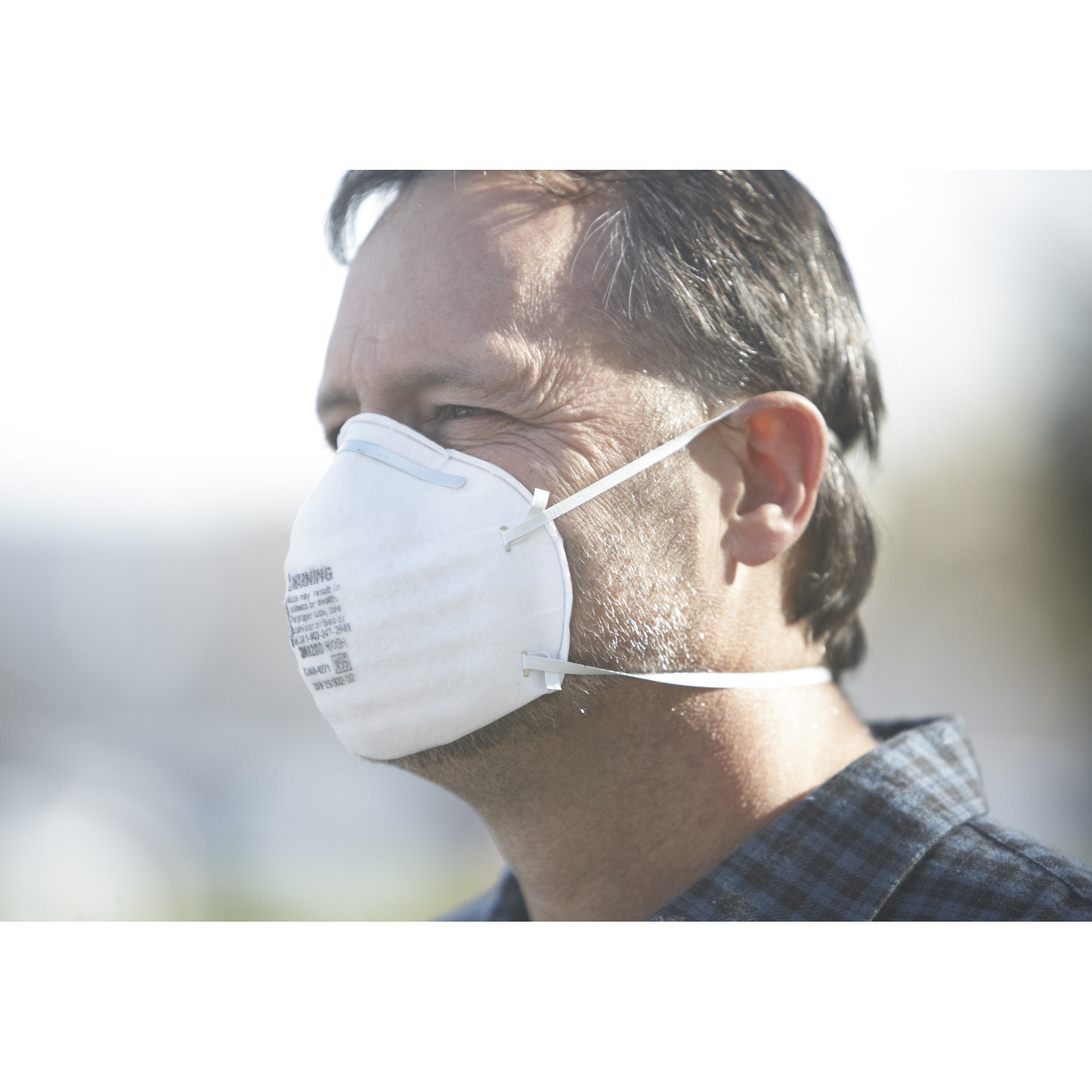 3M Sanding and Fiberglass Respirators, 3-Pk., N95, NIOSH Approved ...