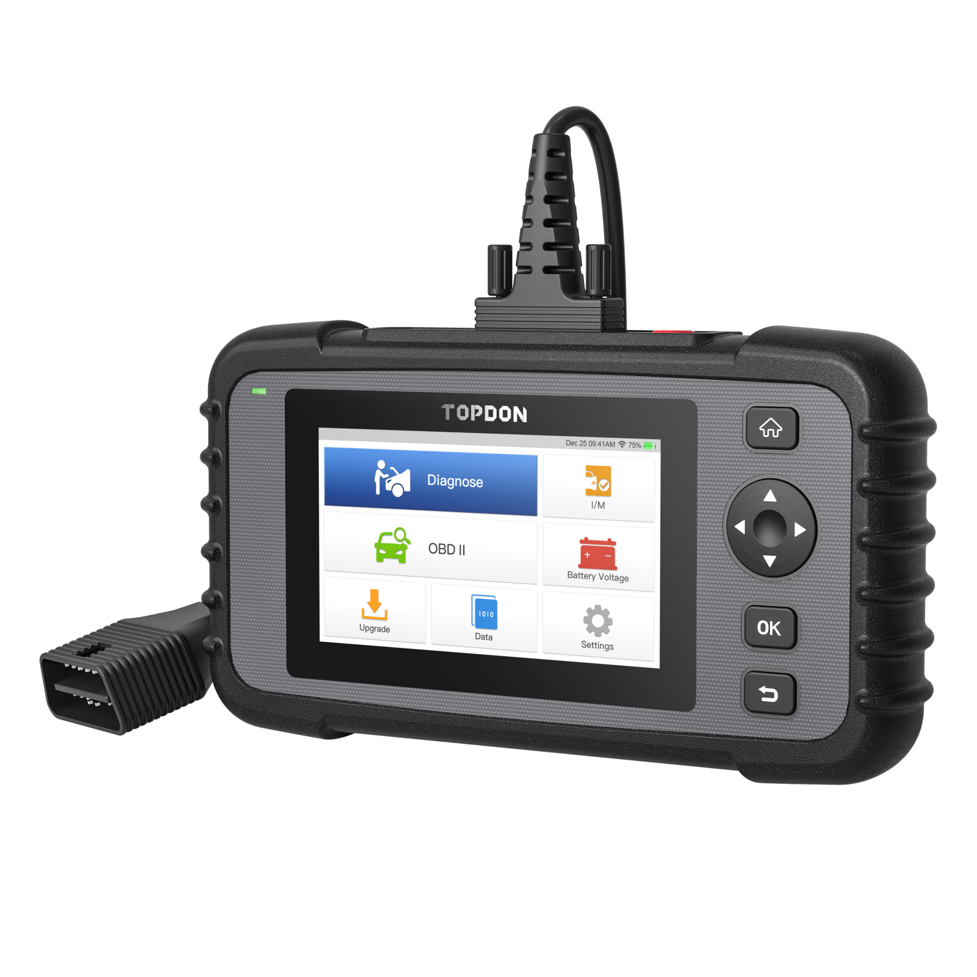 TOPDON Android-Based OBD II Diagnostic Scan Tool - AutoVIN, Real-Time ...
