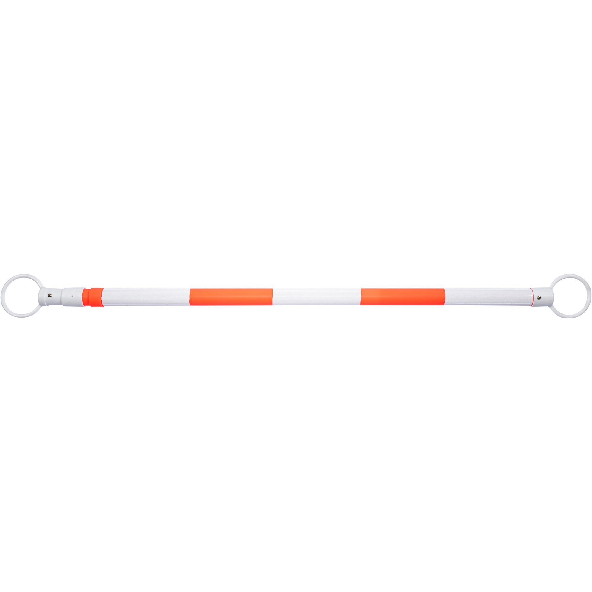 JBC Retractable 10ft. Cone Bar — Orange/White, Extends 6ft. to 10ft ...