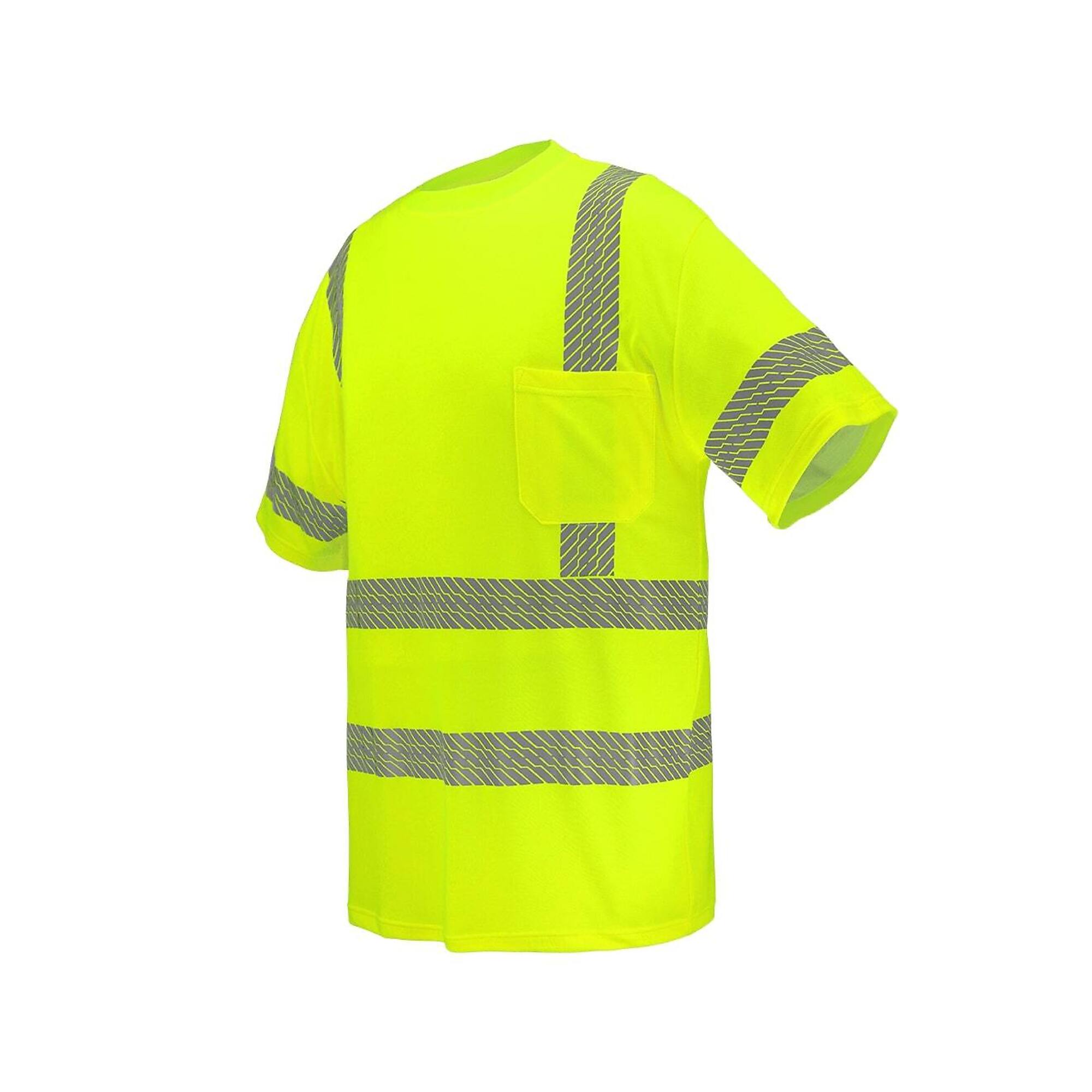 FrogWear, HV Yellow/Green,Class 3Bamboo Self-Wicking, Athletic Shirt ...