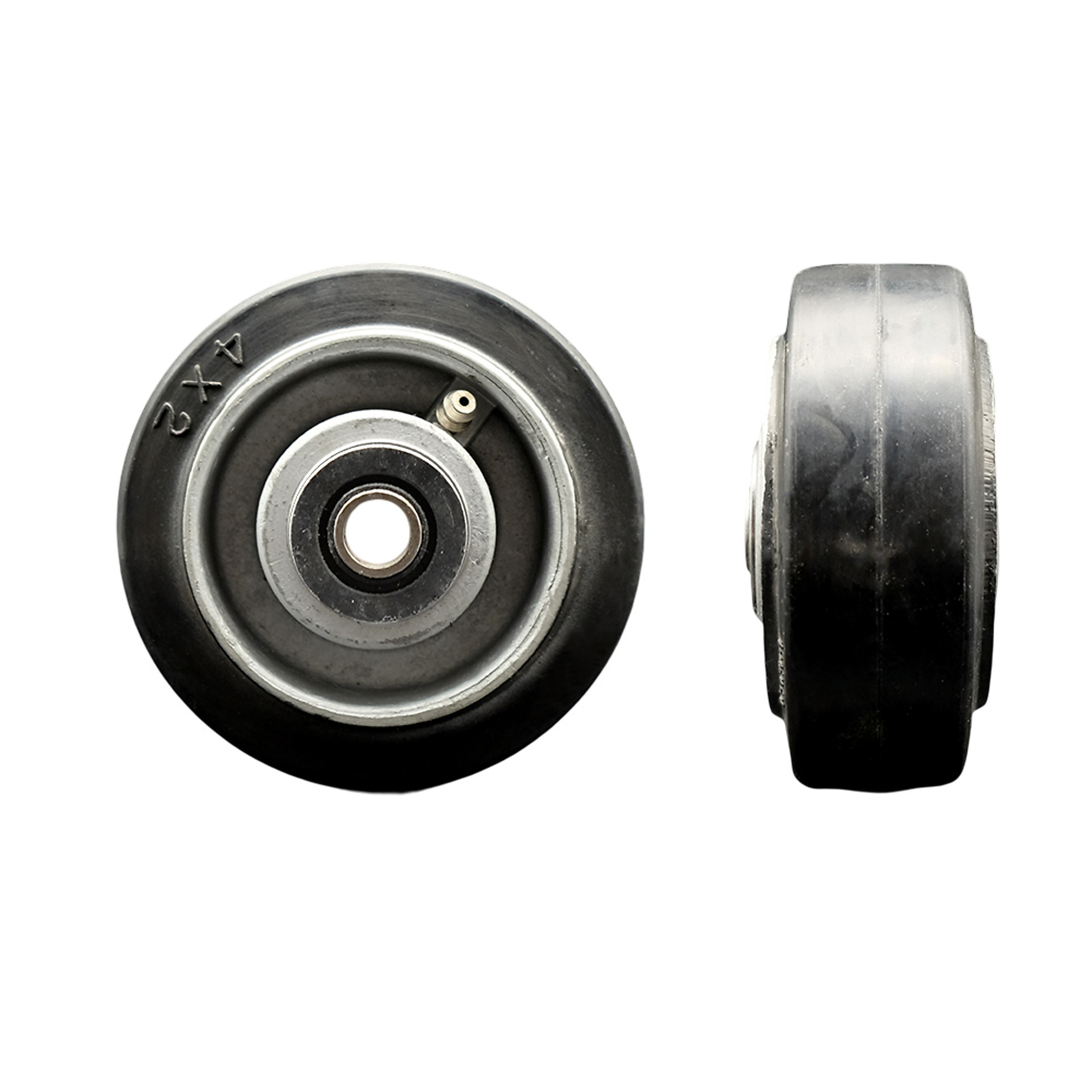 Service Caster, 4in. x 2in. Hardware Wheel, Wheel Diameter 4 in, Caster ...