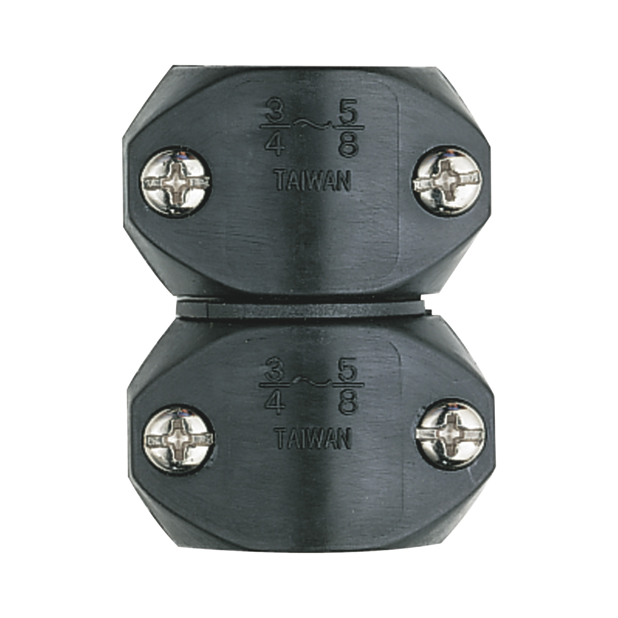 Melnor Plastic Hose Mender, Fits 5/8in. and 3/4in. Hoses, Model# 02MC ...