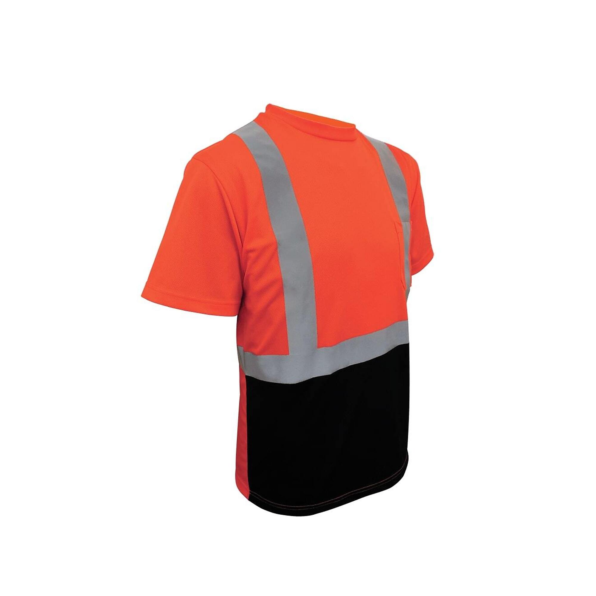 FrogWear, Orange, Class 2 Self-Wicking, Short-Sleeve Shirt, Size 5XL ...