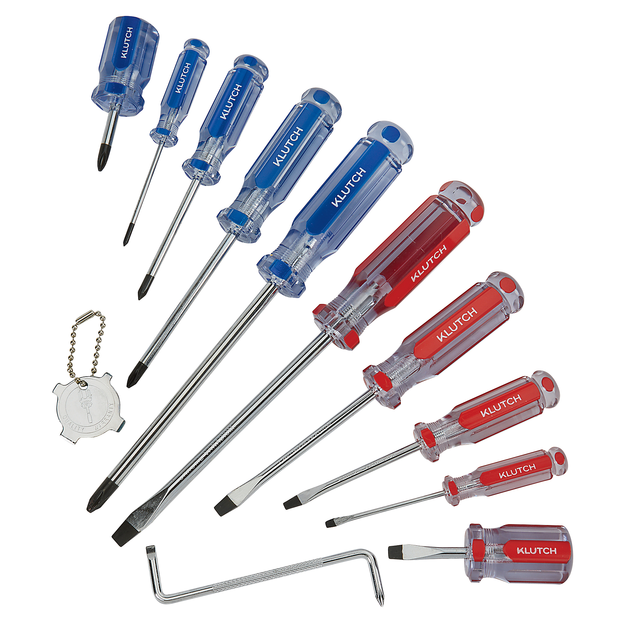 Klutch 12-Pc. Assorted Combination Screwdriver Set | Northern Tool