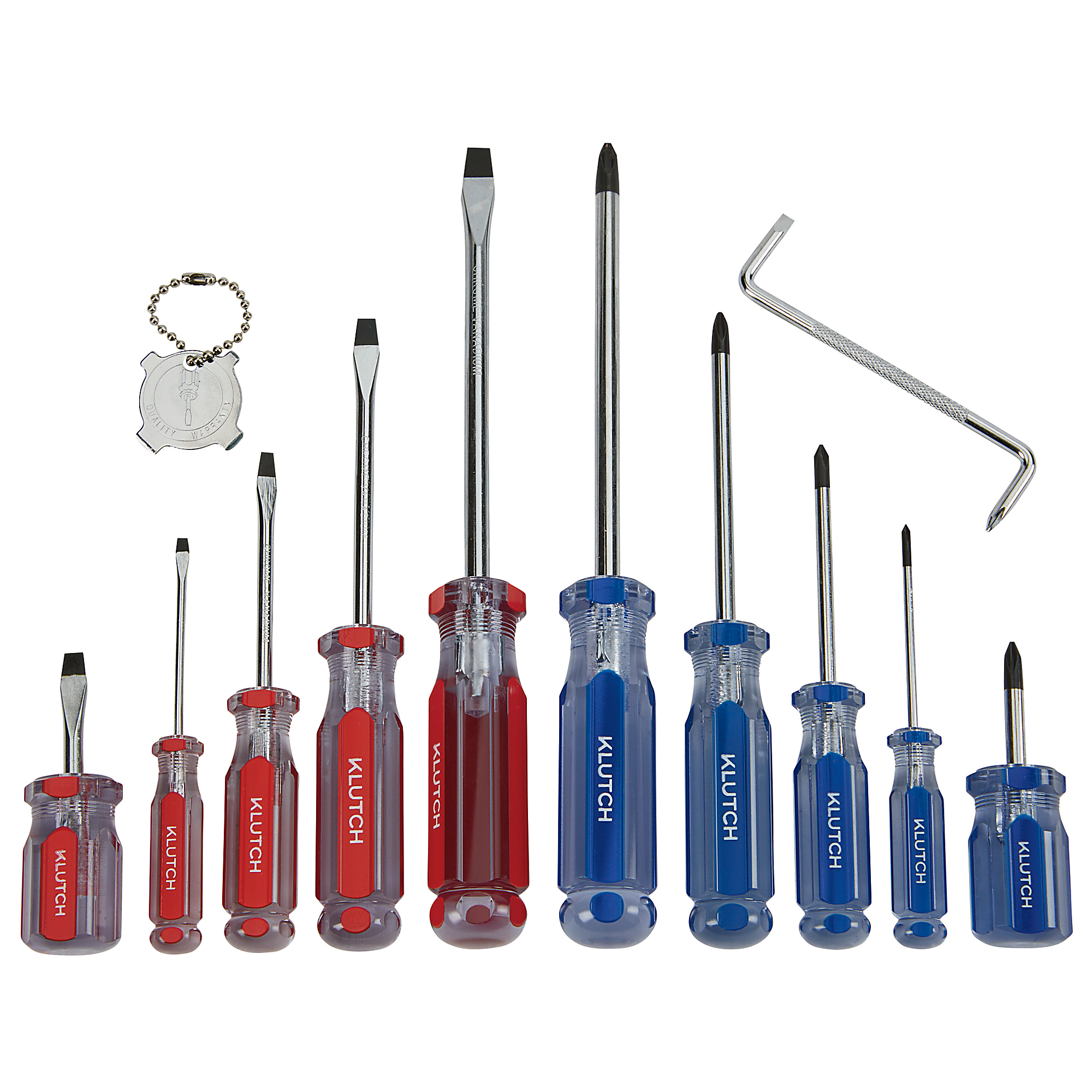 Klutch 12-Pc. Assorted Combination Screwdriver Set | Northern Tool