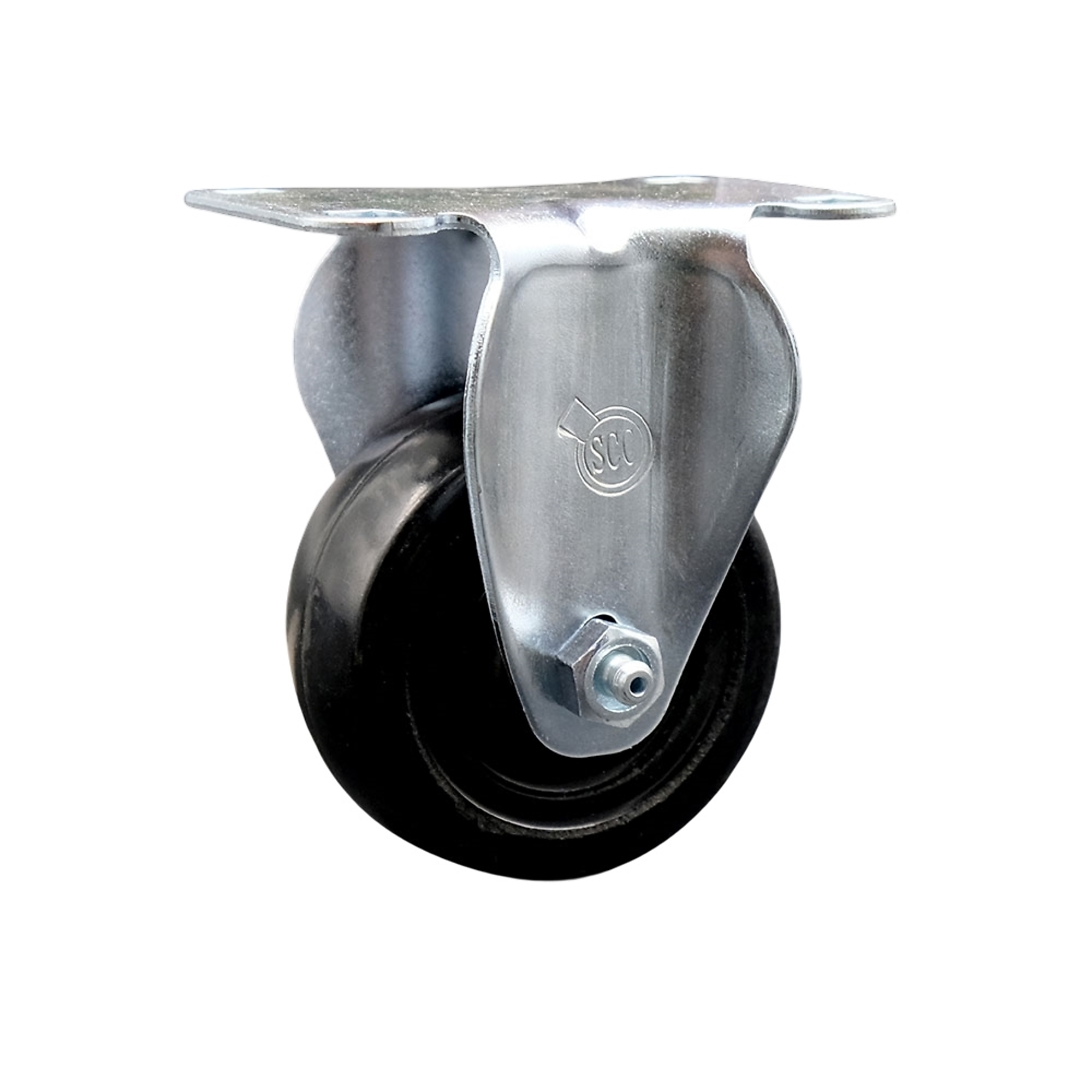 Service Caster, 3in. x 1 1/4in. Plate Caster, Wheel Diameter 3 in ...