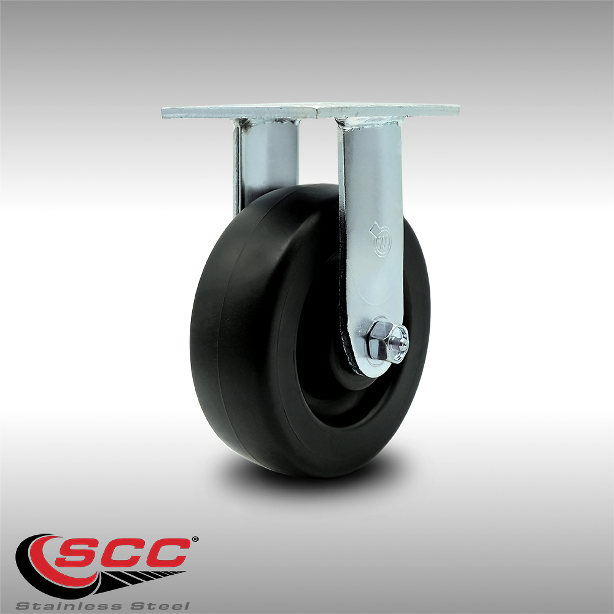 Service Caster, 6in. x 2in. Plate Caster, Wheel Diameter 6 in, Caster ...