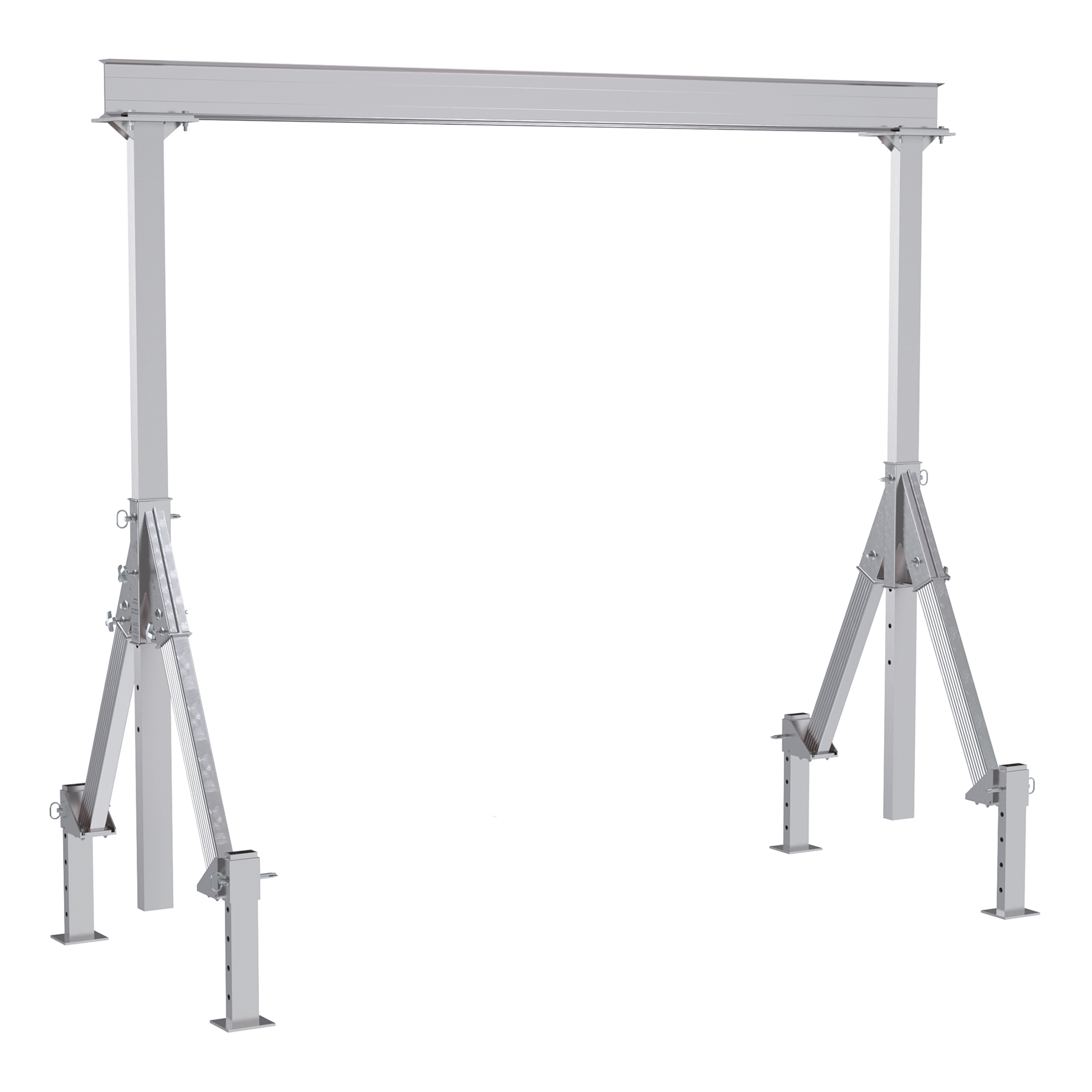 Vestil Adjustable Height Aluminum Gantry Crane - 12ft. x 12ft., 4000-Lb ...