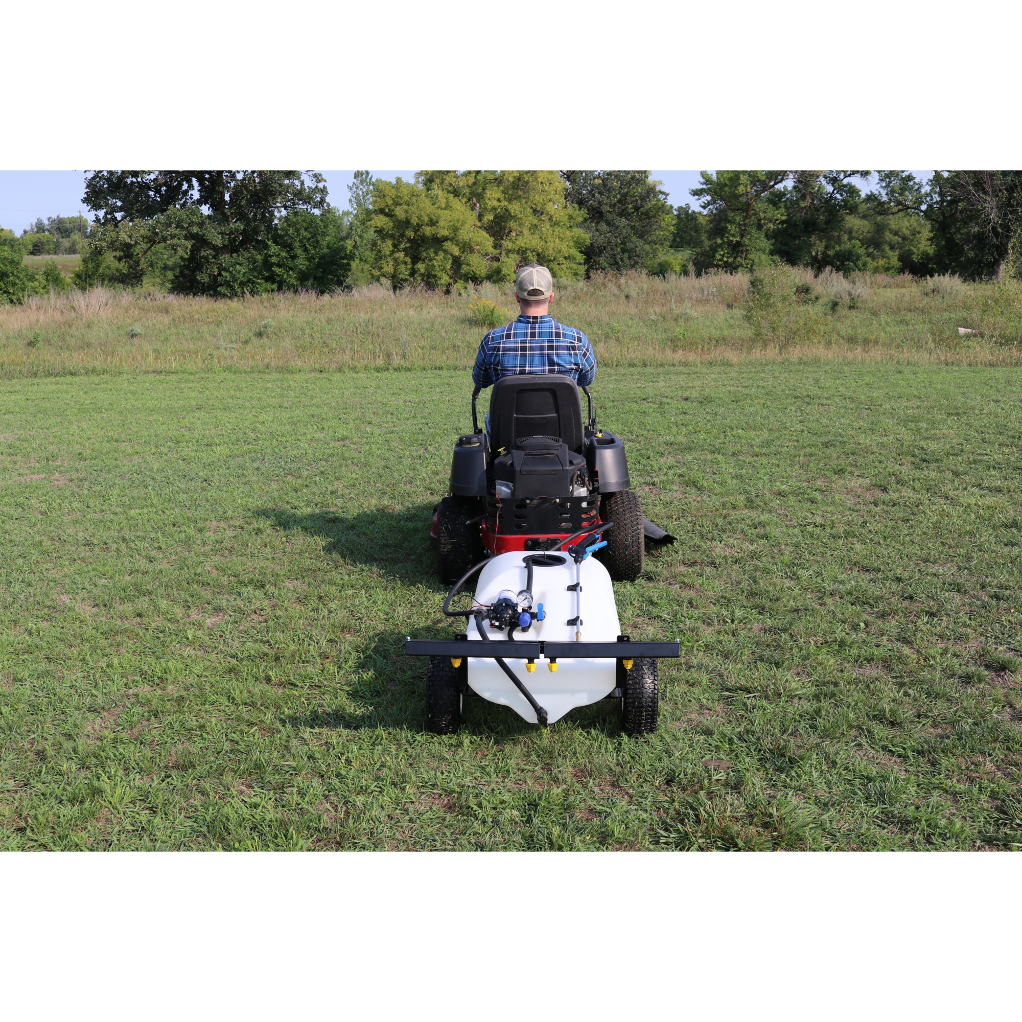 Master MFG 24-Gallon Tow-Behind Broadcast Sprayer, 2.2 GPM, 7ft. Swath ...