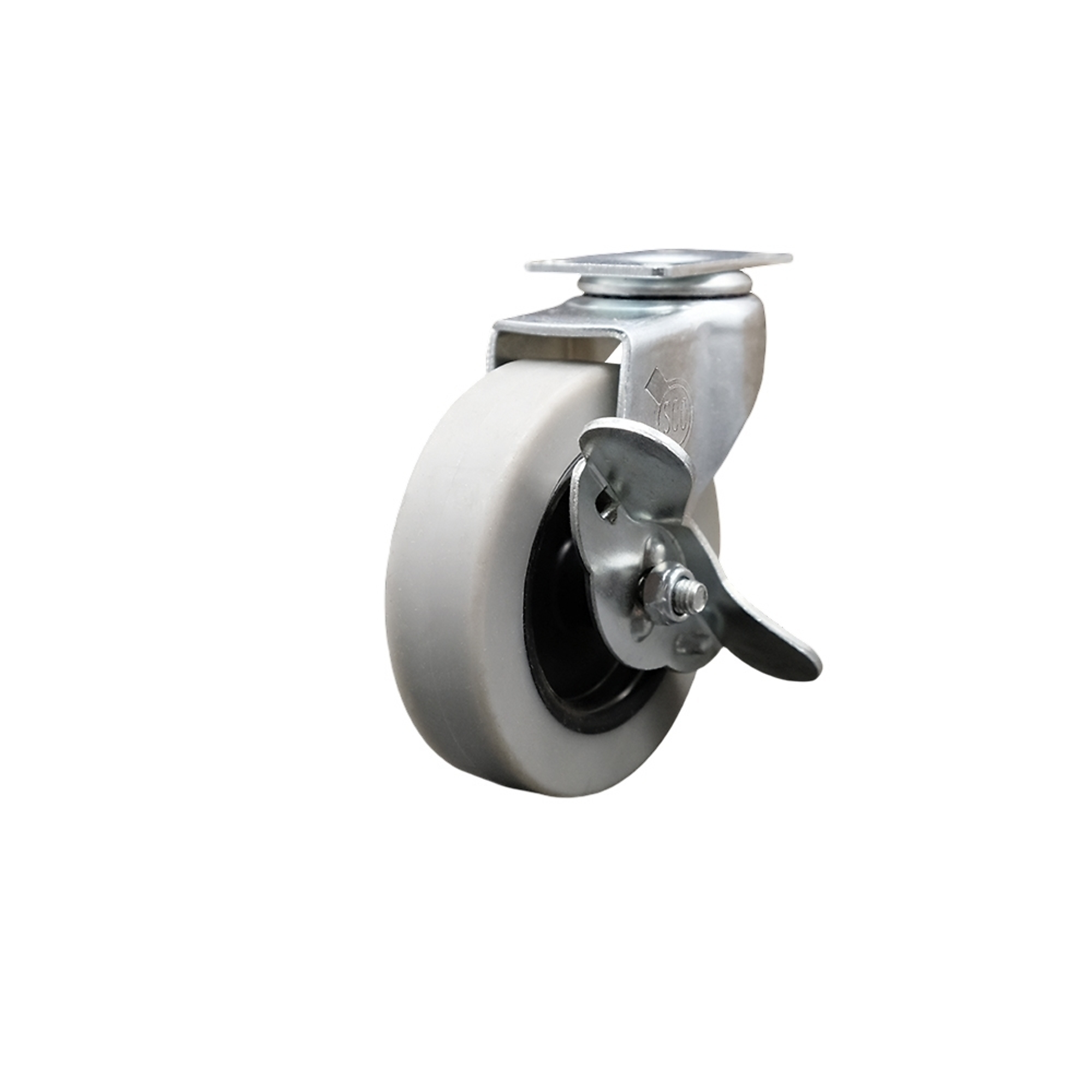 Service Caster, 3in. Plate Caster, Wheel Diameter 3 in, Caster Type ...