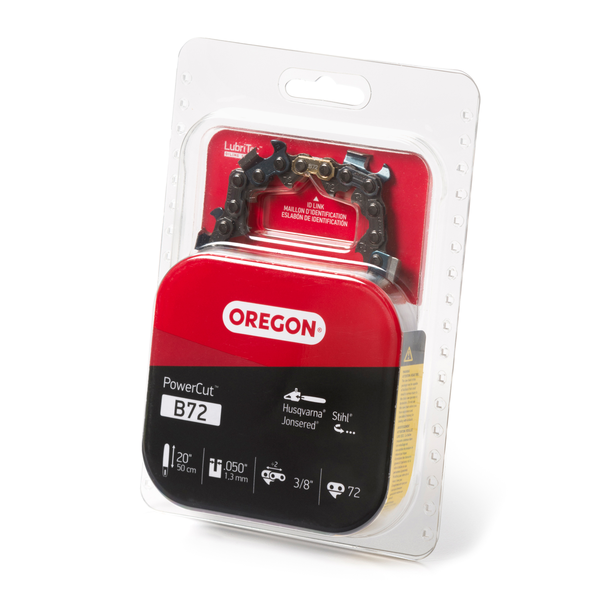 Oregon, PowerCut Chainsaw Chain, Bar Length 20 in, Chain Pitch 3/8 in ...