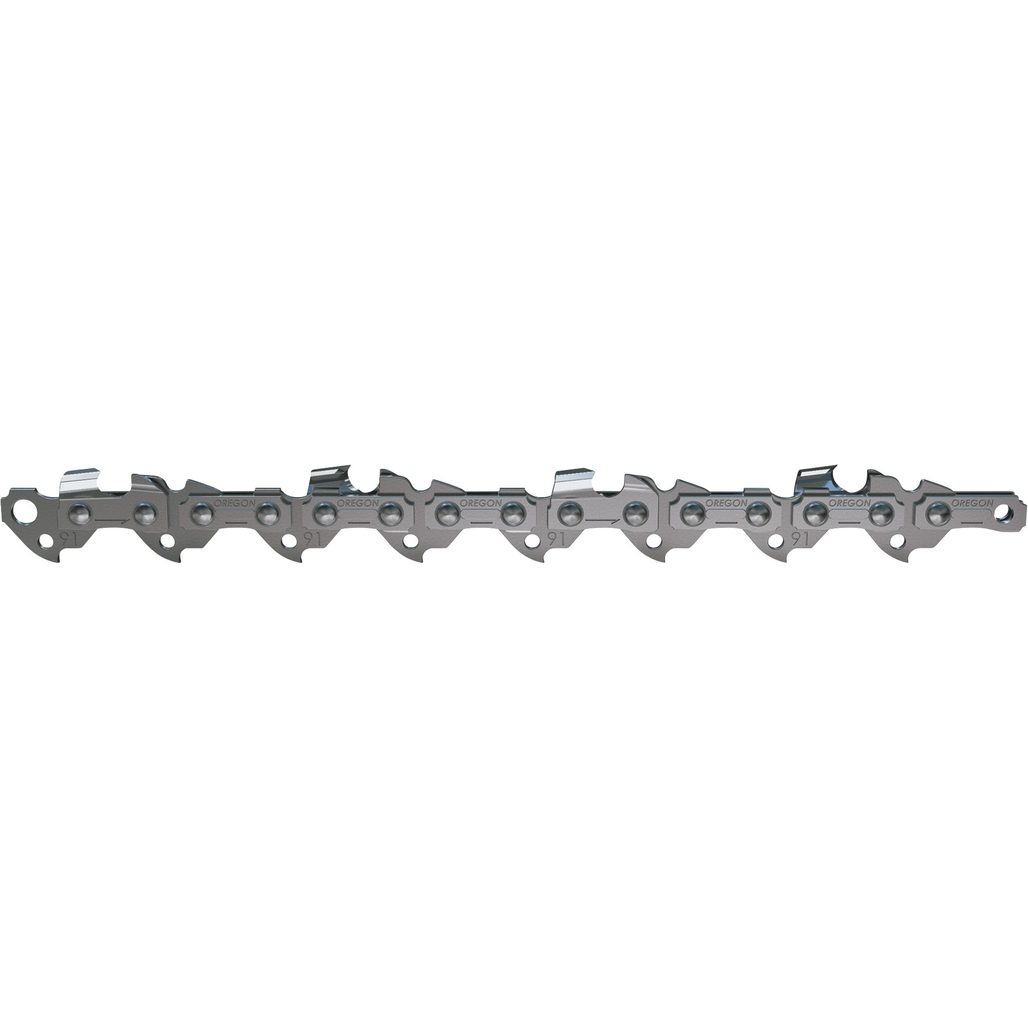 Oregon Low Kickback Chainsaw Chain, 3/8in. Low Profile x 0.050in., Fits ...