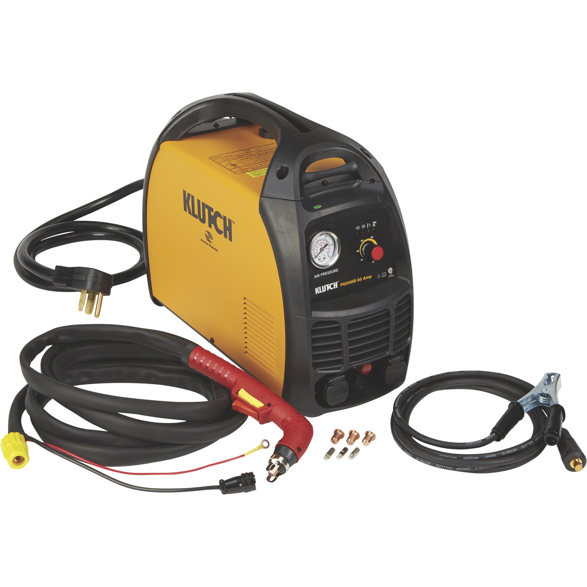 Klutch Plasma Cutter — Inverter, 230V, 20-60 Amp Output, Model #P600iHD ...