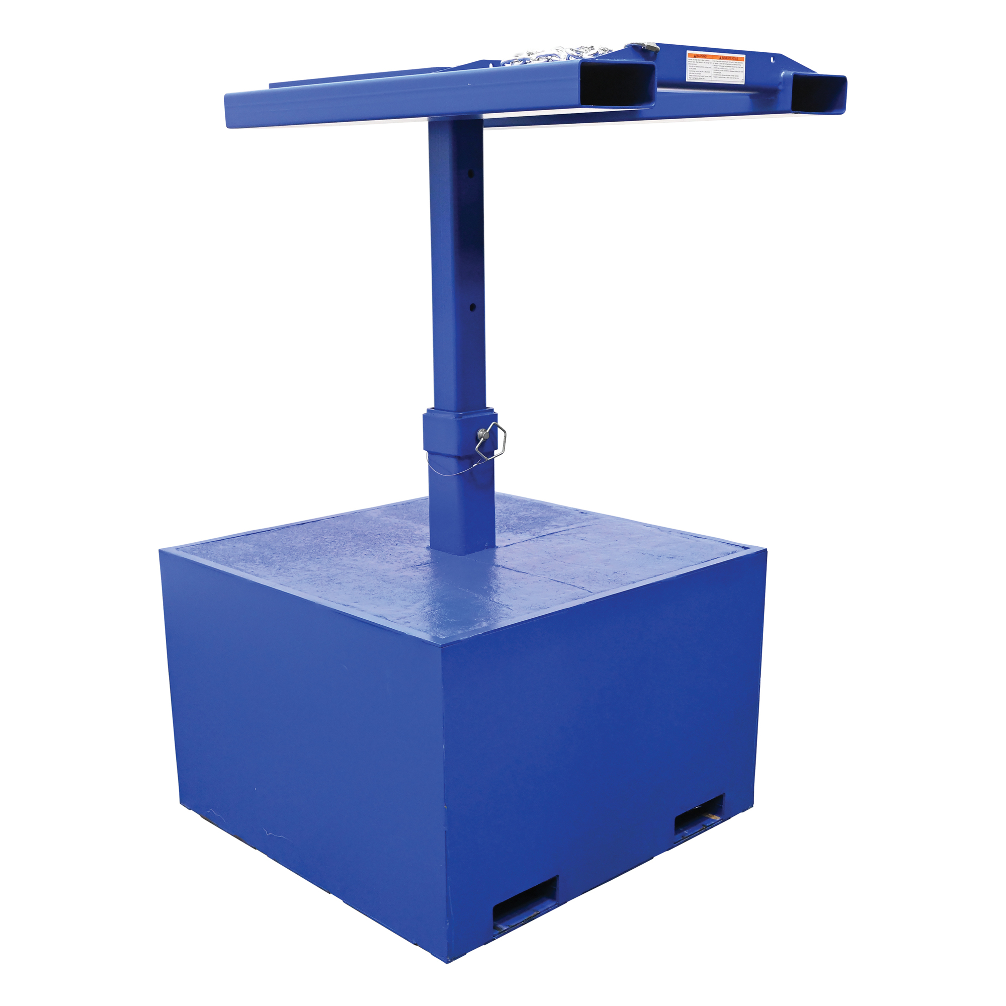 Vestil, Forklift trash bin 4k compactor filled, Capacity 4000 lb, Model ...