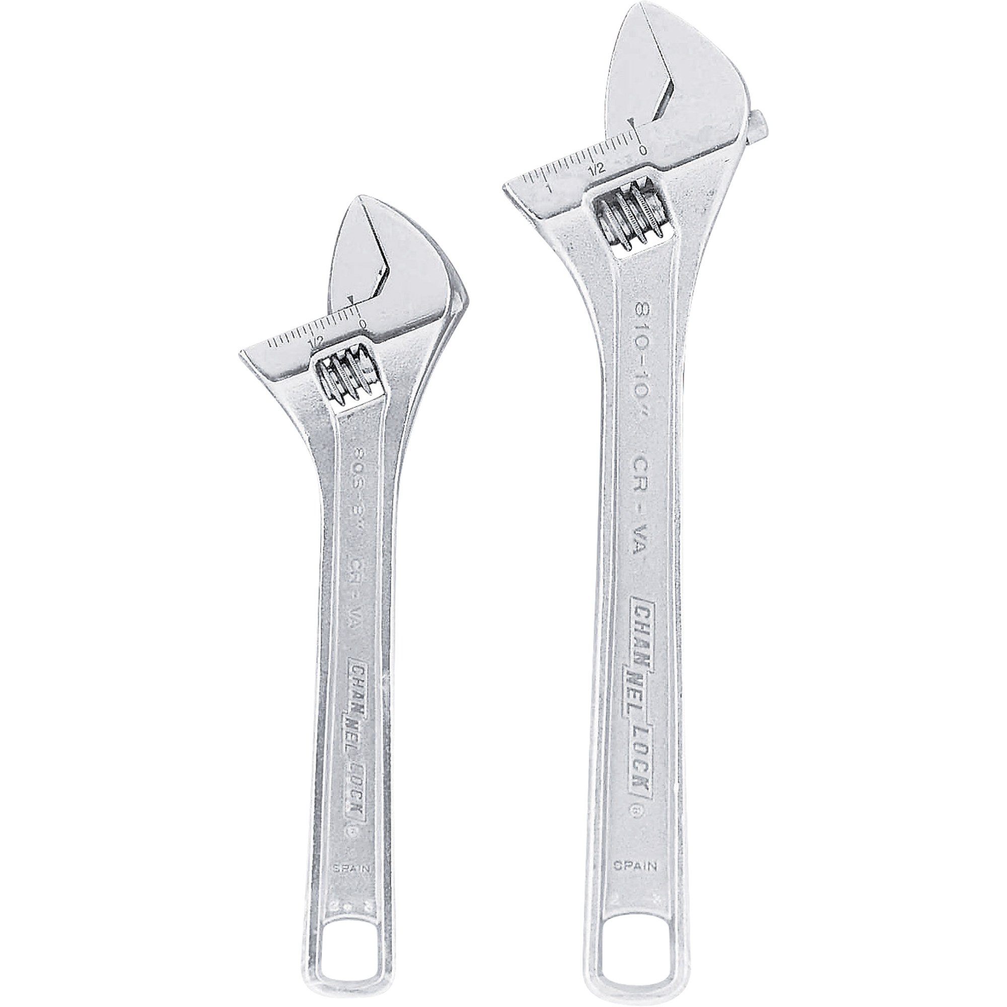 Channellock 6in. and 10in. Adjustable Wrenches — 2-Pc. Set, Model# WS ...