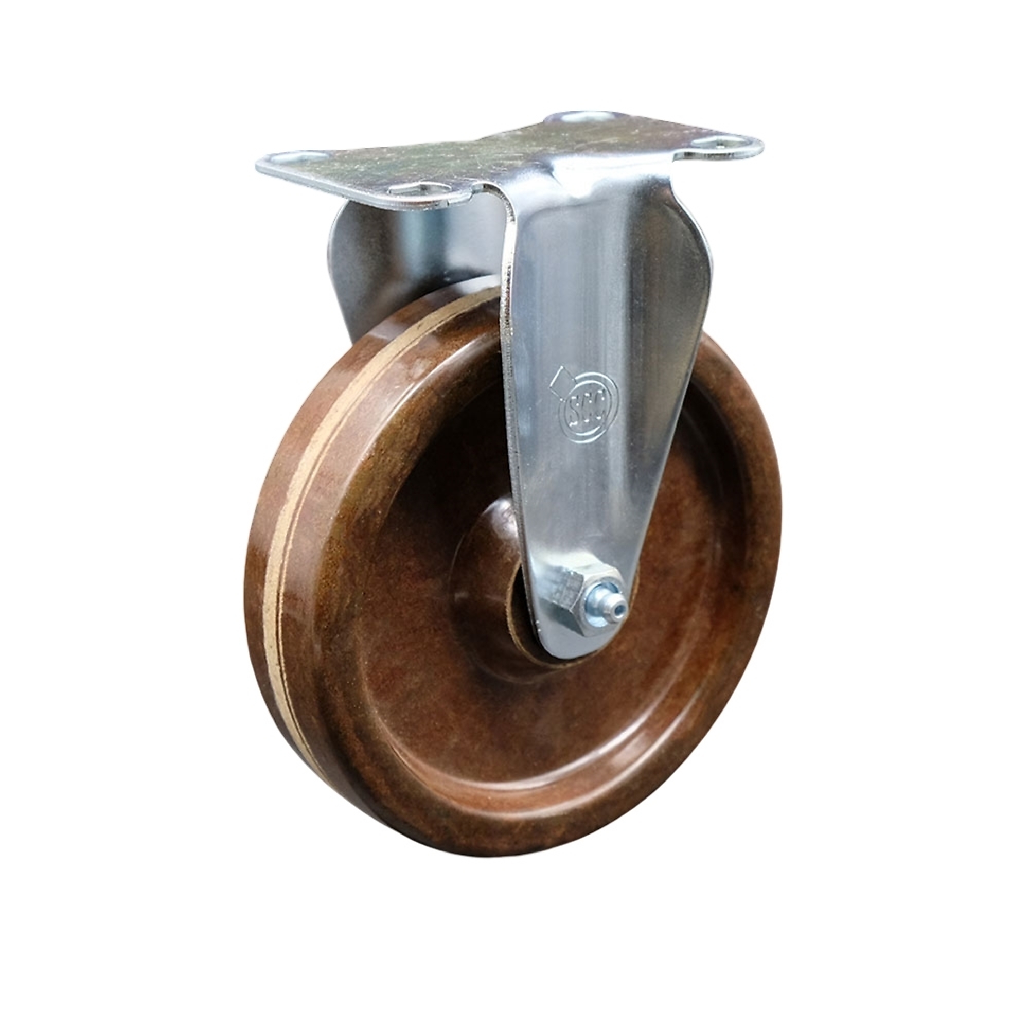 Service Caster, 5in. x 1 1/4in. Plate Caster, Wheel Diameter 5 in ...