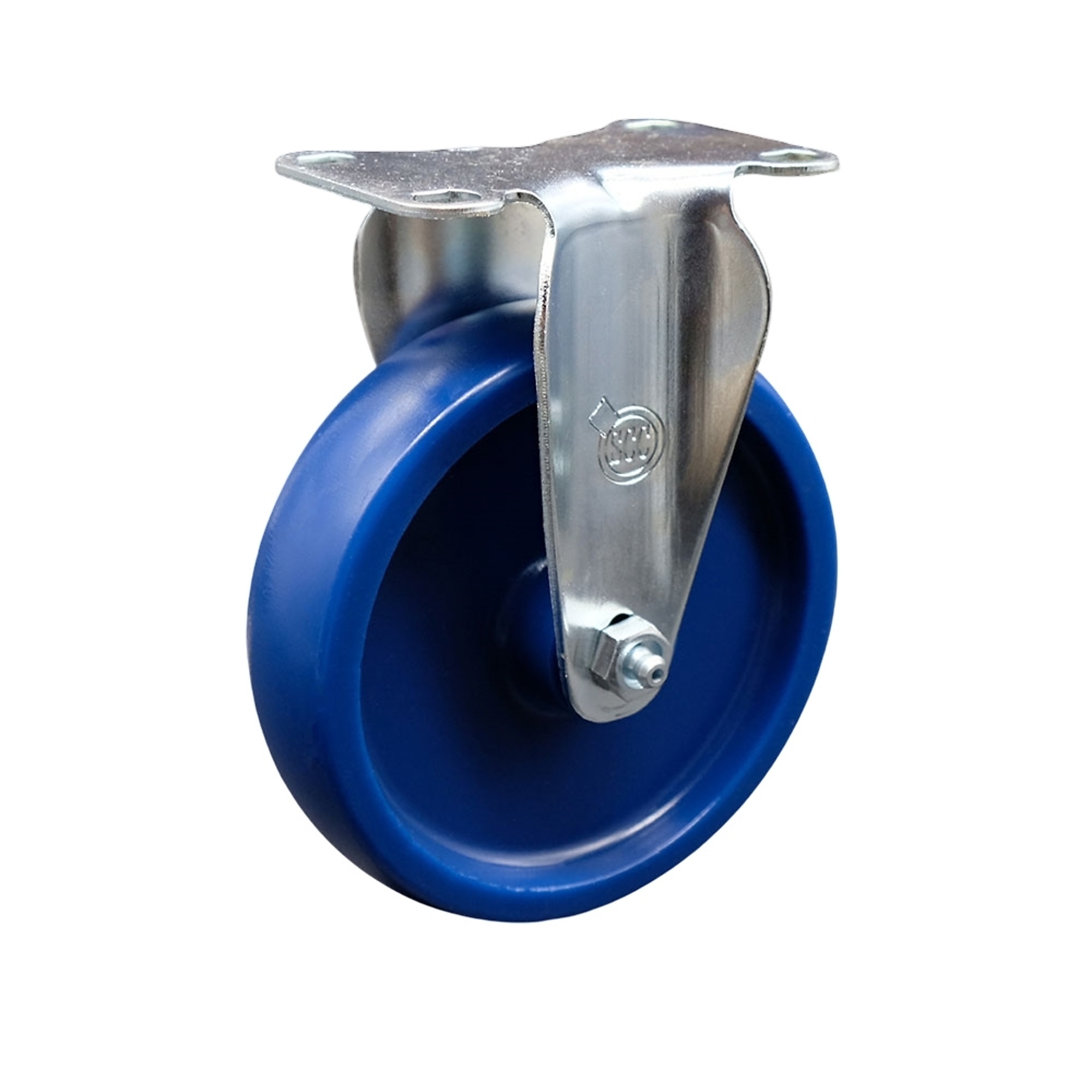 Service Caster, 5in. x 1 1/4in. Plate Caster, Wheel Diameter 5 in ...