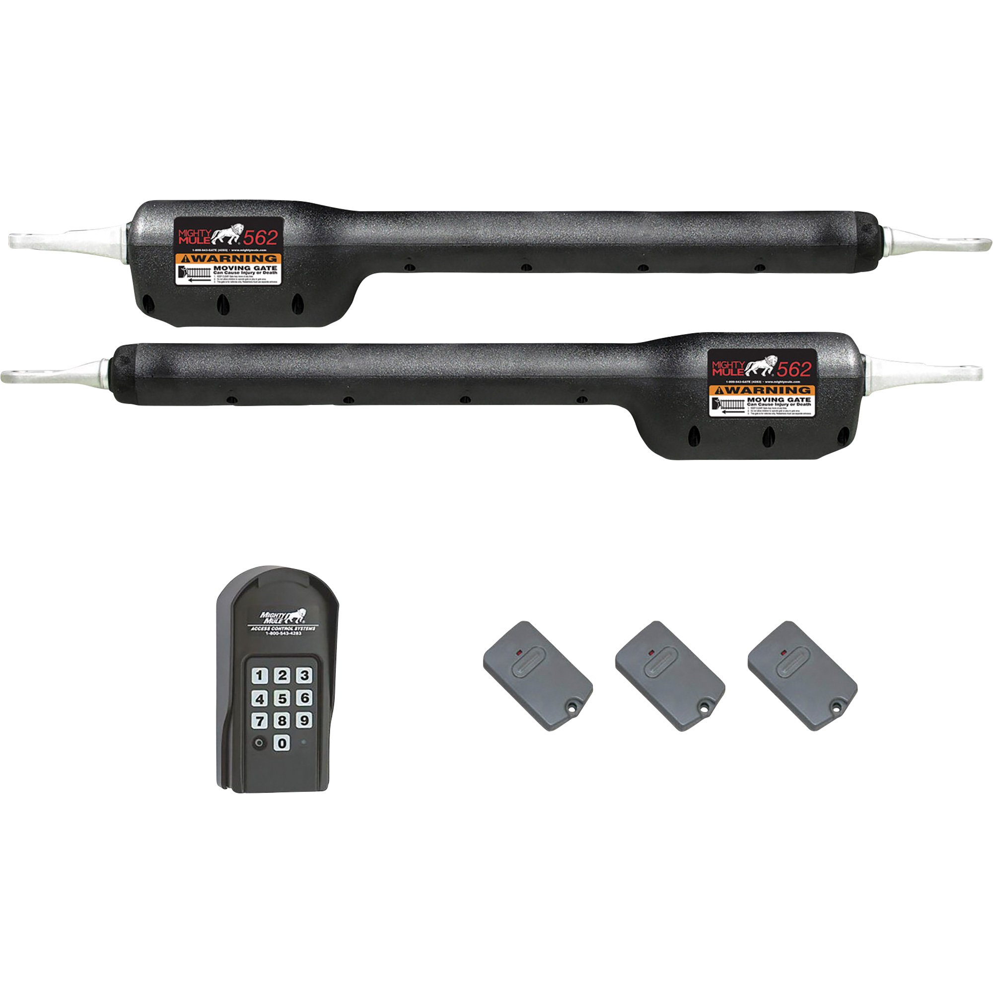 Mighty Mule Dual Gate Opener Standard Kit — 18ft. or 850-Lb. Per Gate ...