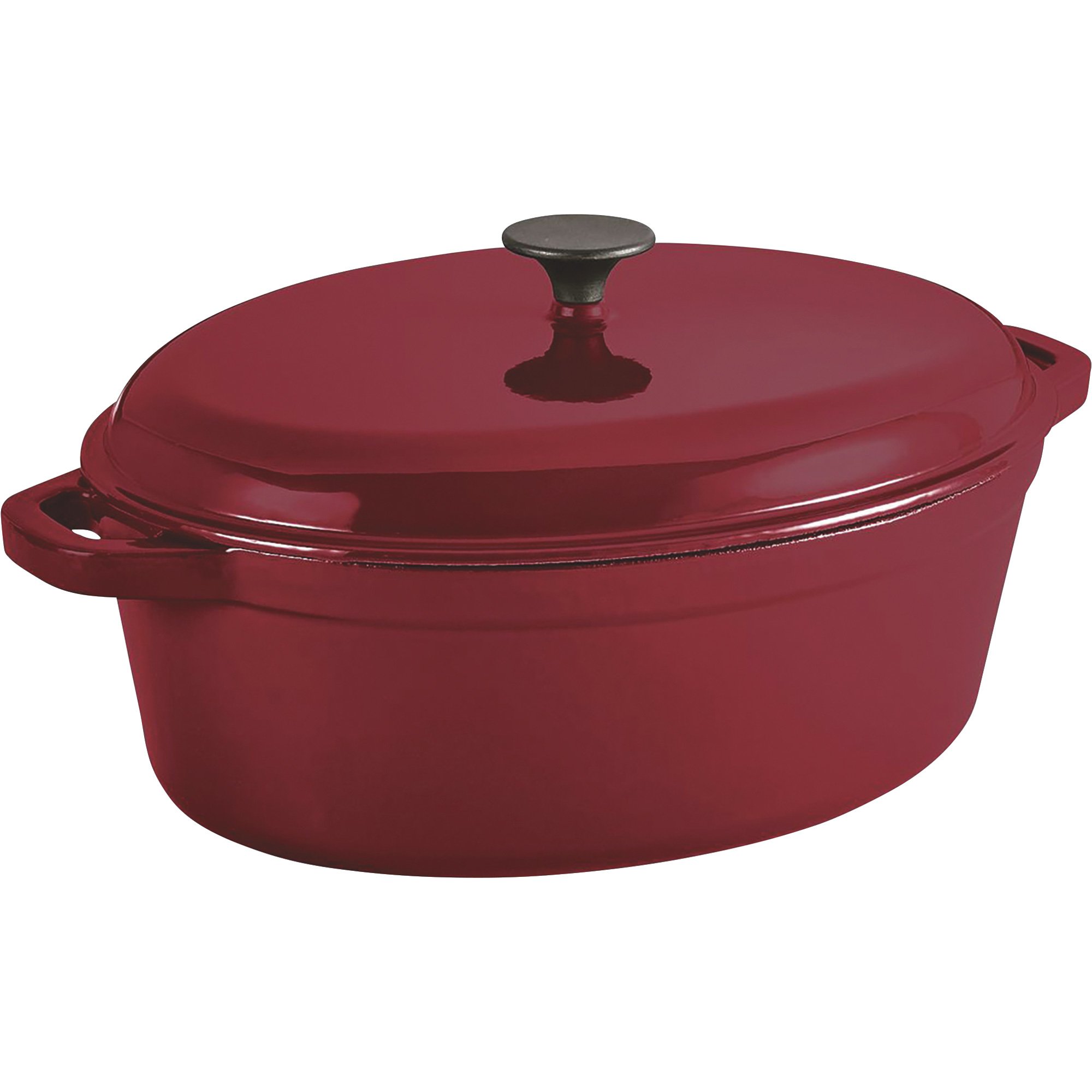 Bruntmor Red Enameled Round Cast Iron Baking Pan Reviews Bruntmor Red ...