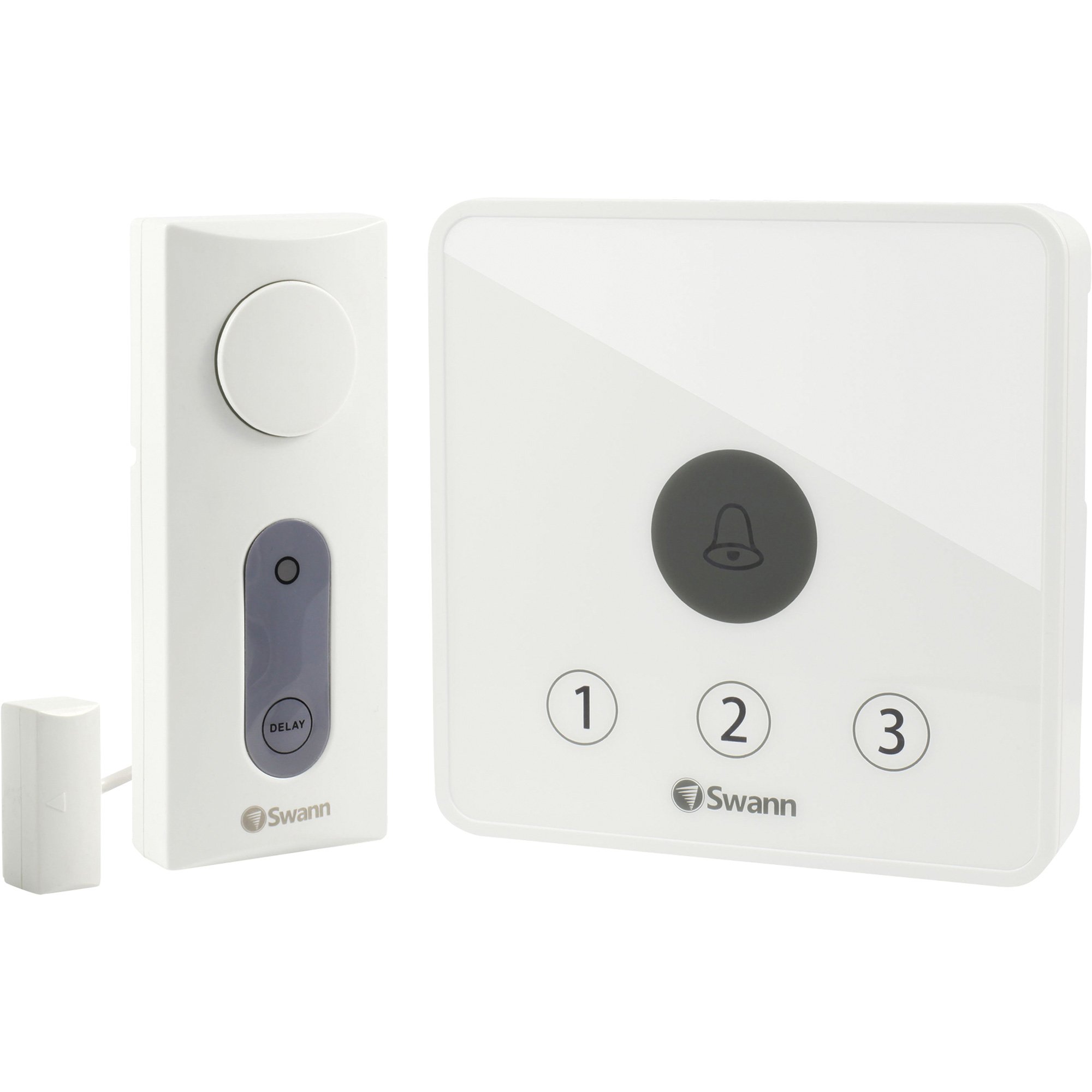 Swann Communications Gate Alert Kit with Receiver/Alarm and 2 Sensors ...