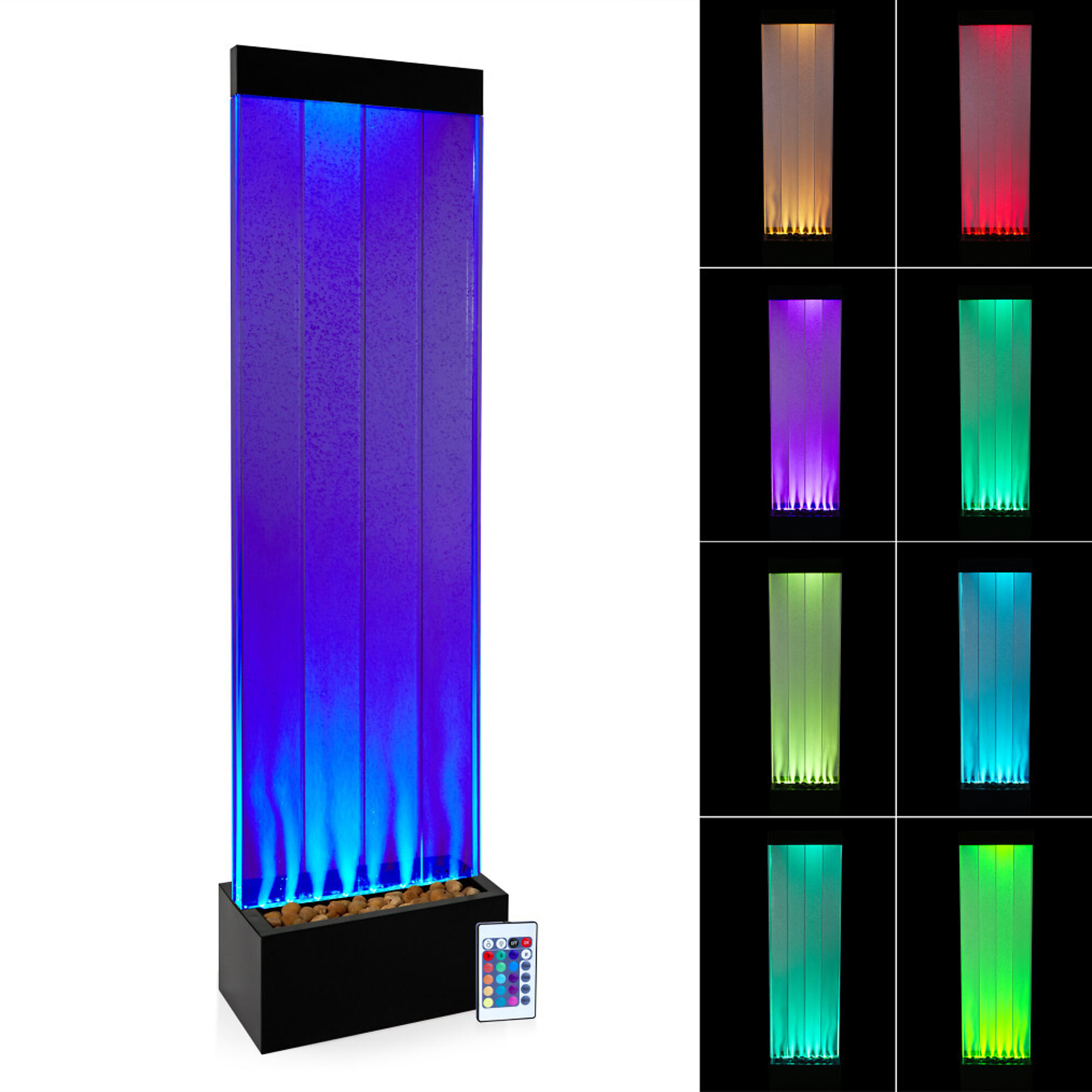 Alpine Corporation, Multi-Color Function Fountain w/ Black Base, Model ...