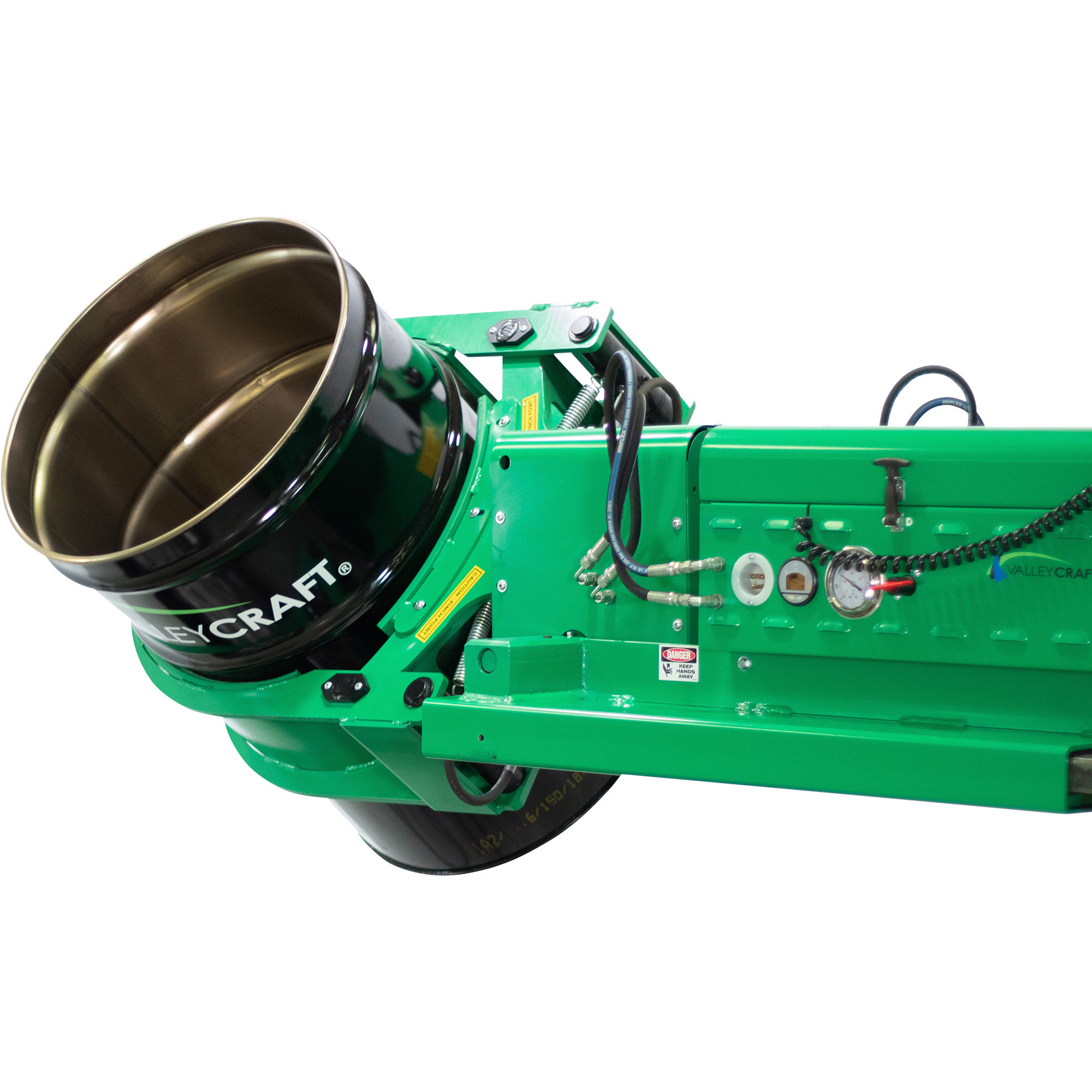 Valley Craft Drum Clamp Tilt & Rotate Powered Forklift Attachment ...