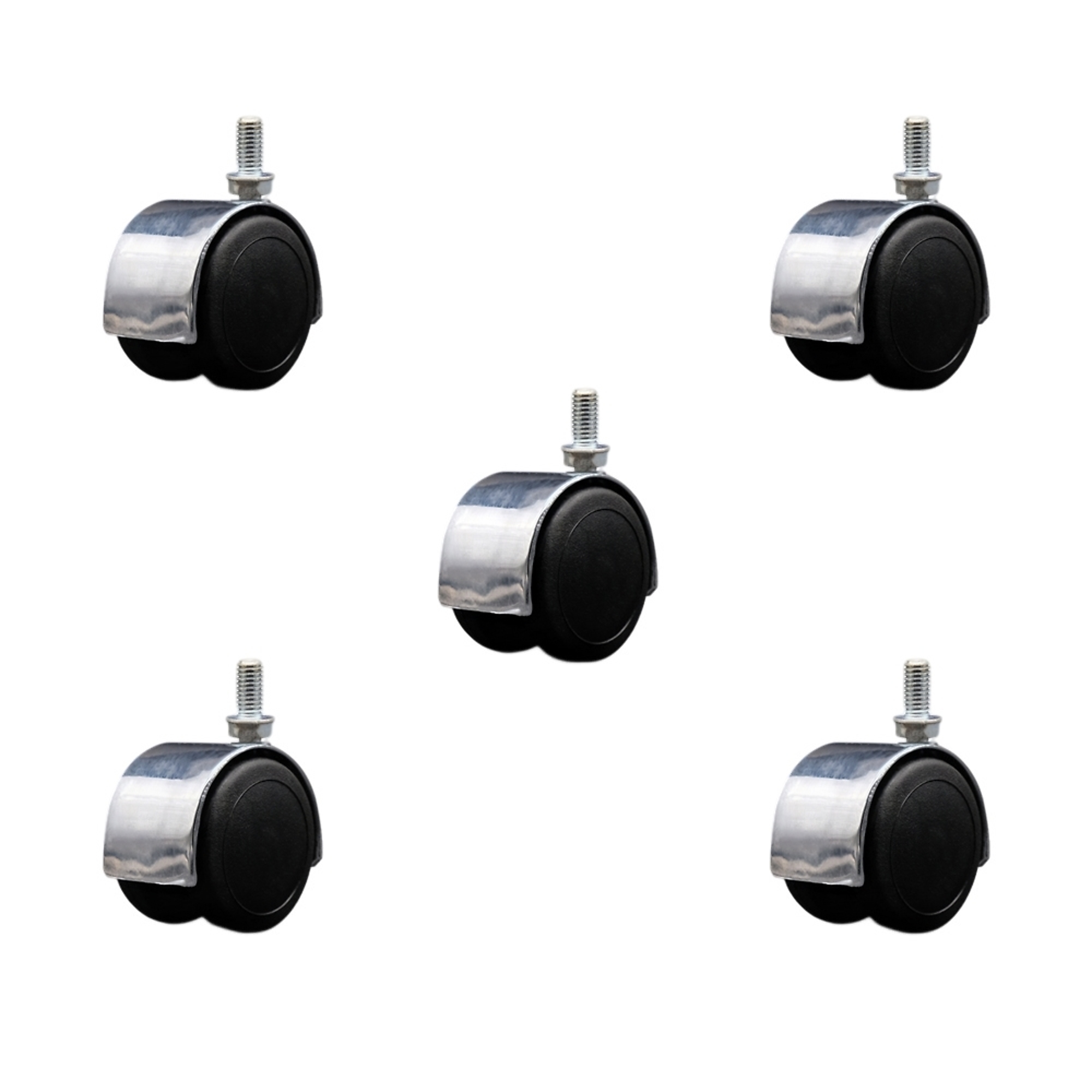 Service Caster, 2in. Stem Casters, Wheel Diameter 2 in, Caster Type ...